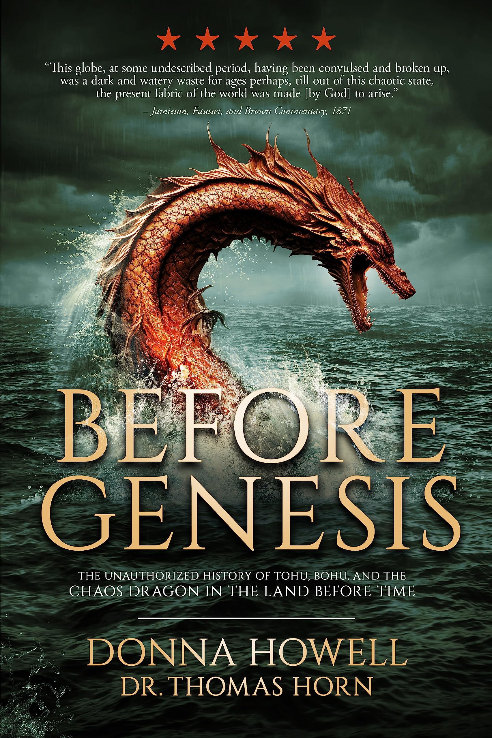 Amazon | BEFORE GENESIS: The Unauthorized History of Tohu, Bohu, and ...