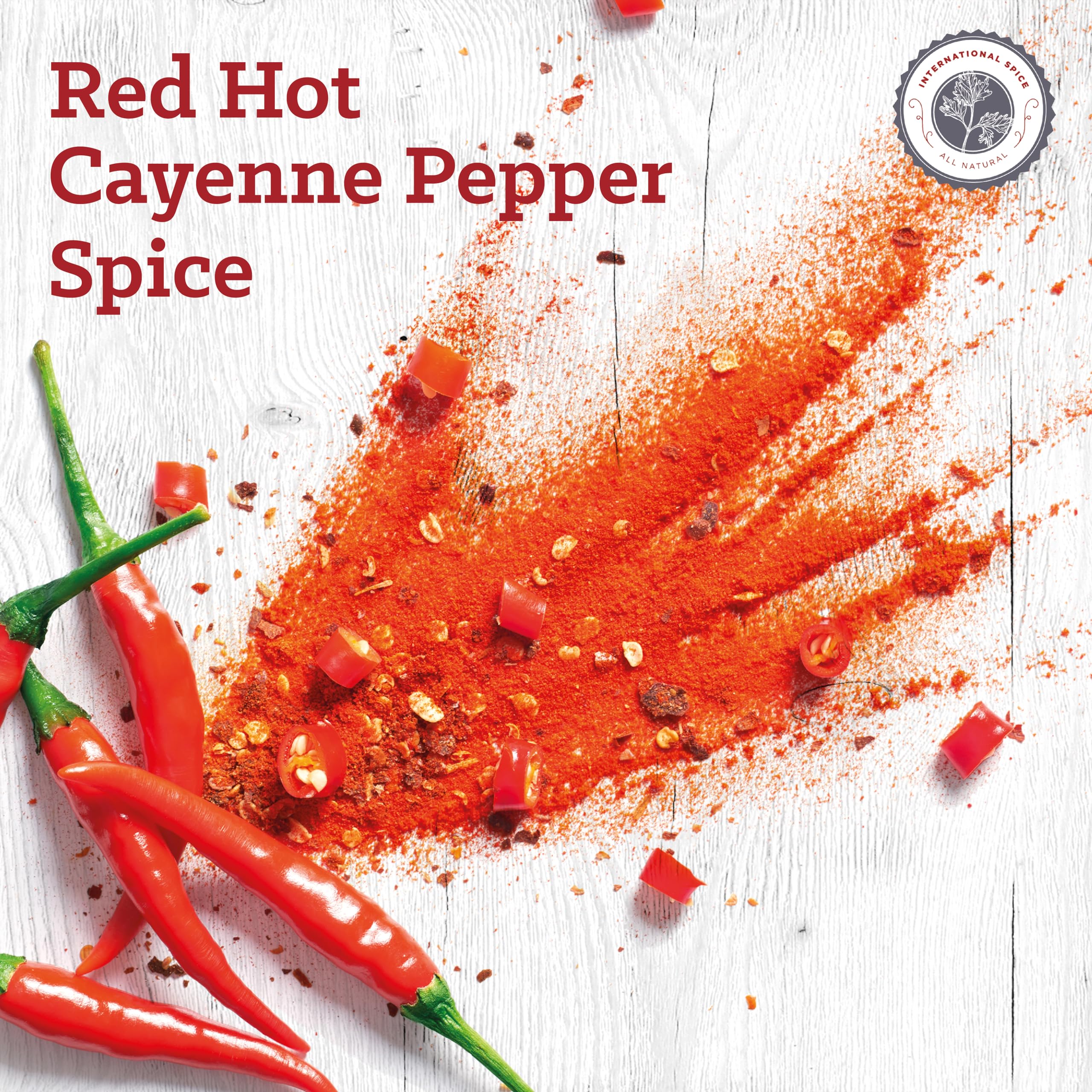 Snapklik.com : International Spice Ground Cayenne Pepper Powder 1 Pound