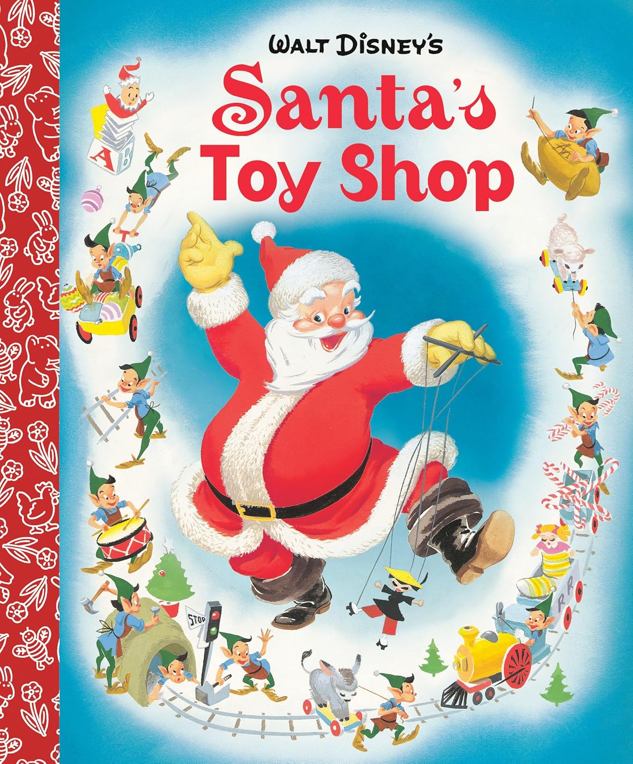 Santa's Toy Shop Little Golden Board Book (Disney Classic): Golden ...