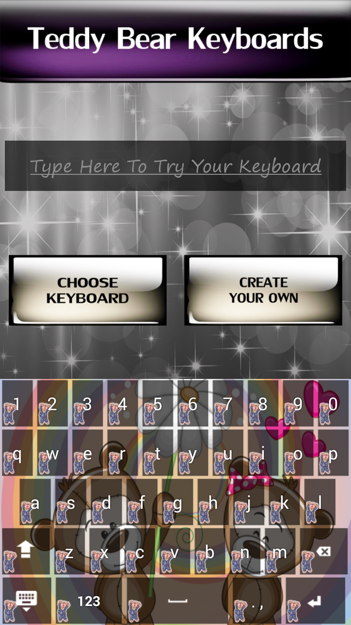Teddy Bear Keyboards - App on Amazon Appstore