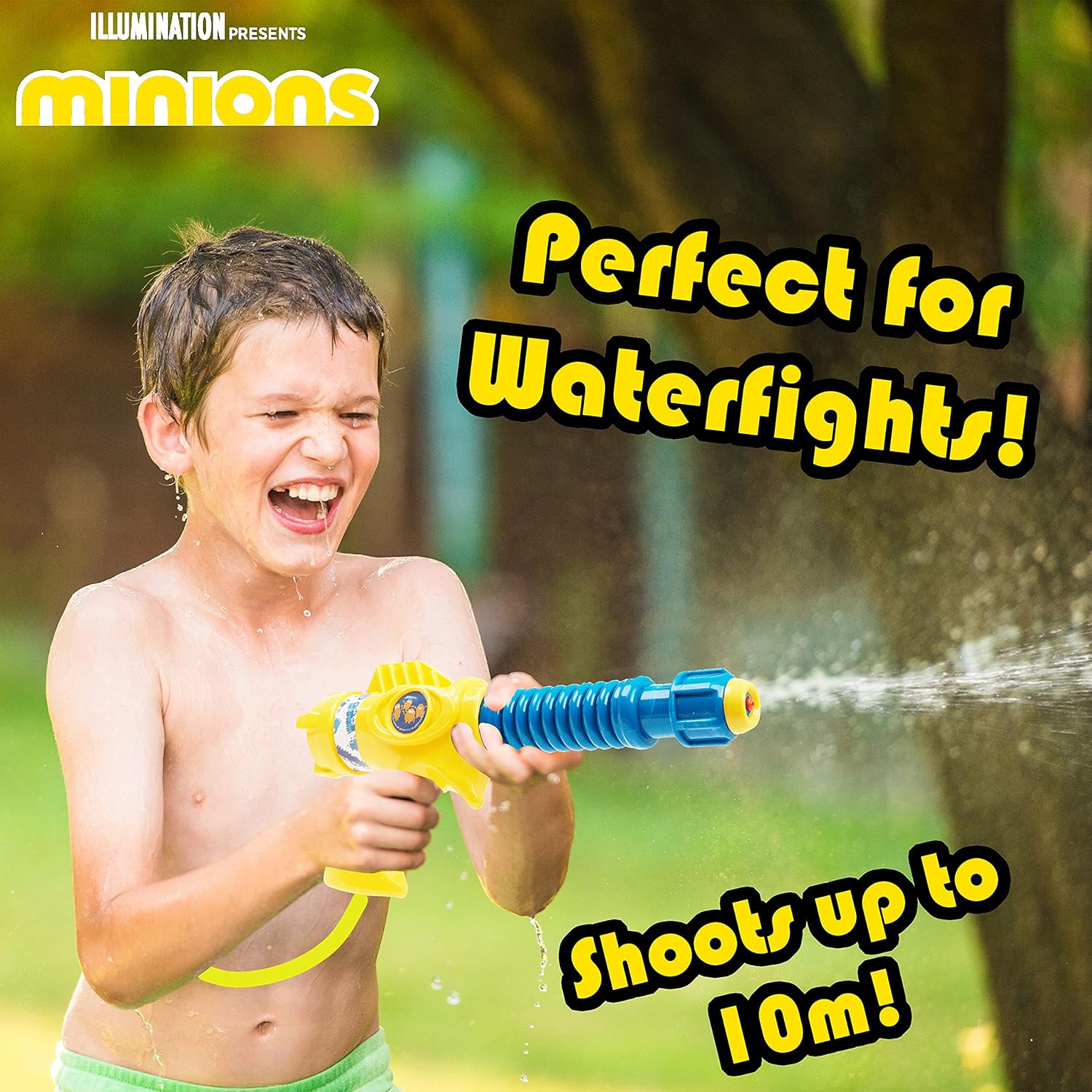 Minions Water Blaster Backpack, Outdoor Games For Kids For Water Fight ...