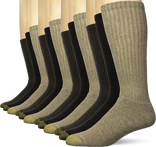 Amazon.com: Gold Toe Men's Harrington Crew, 6 Pairs : Clothing, Shoes ...
