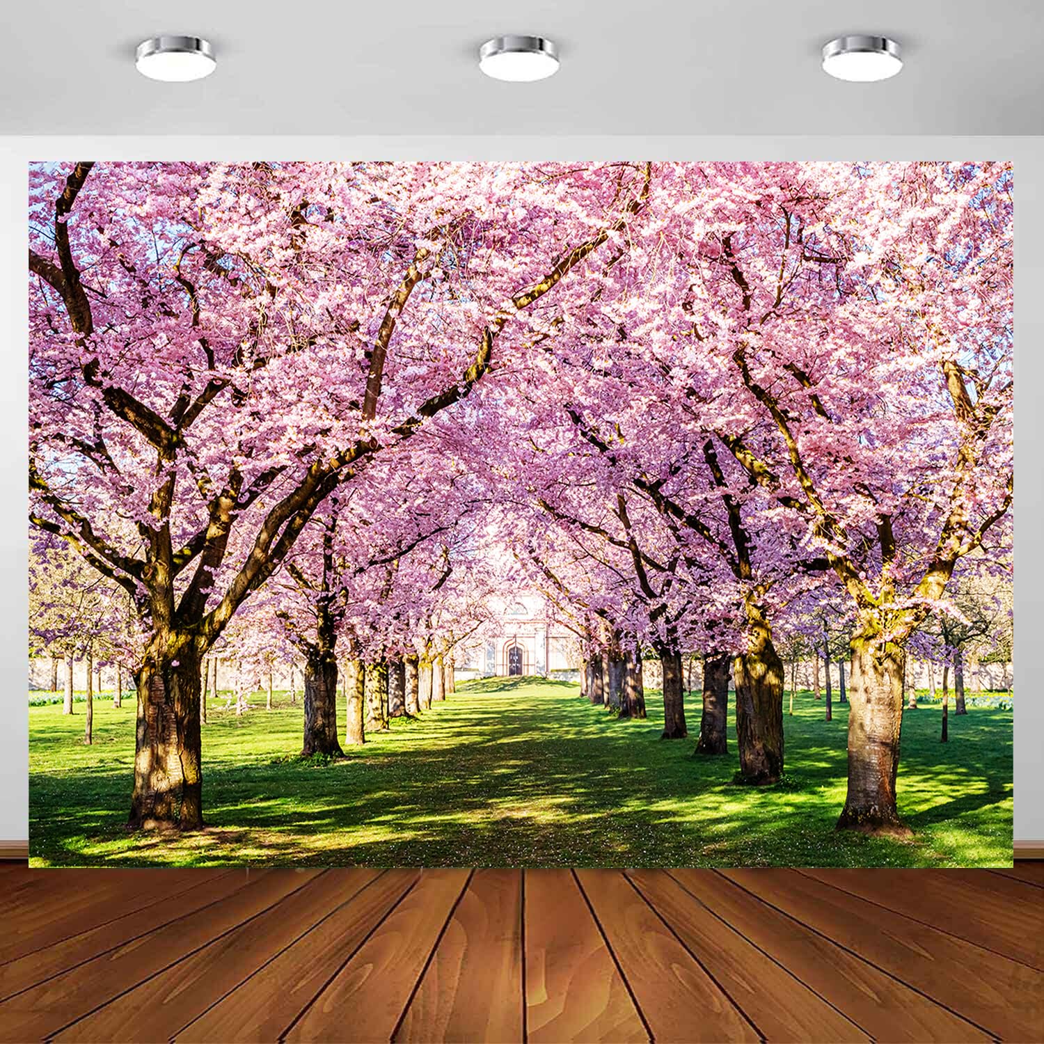Amazon.com: Cherry Blossom Backdrop 5 x 3 ft Spring Pink Blooming ...
