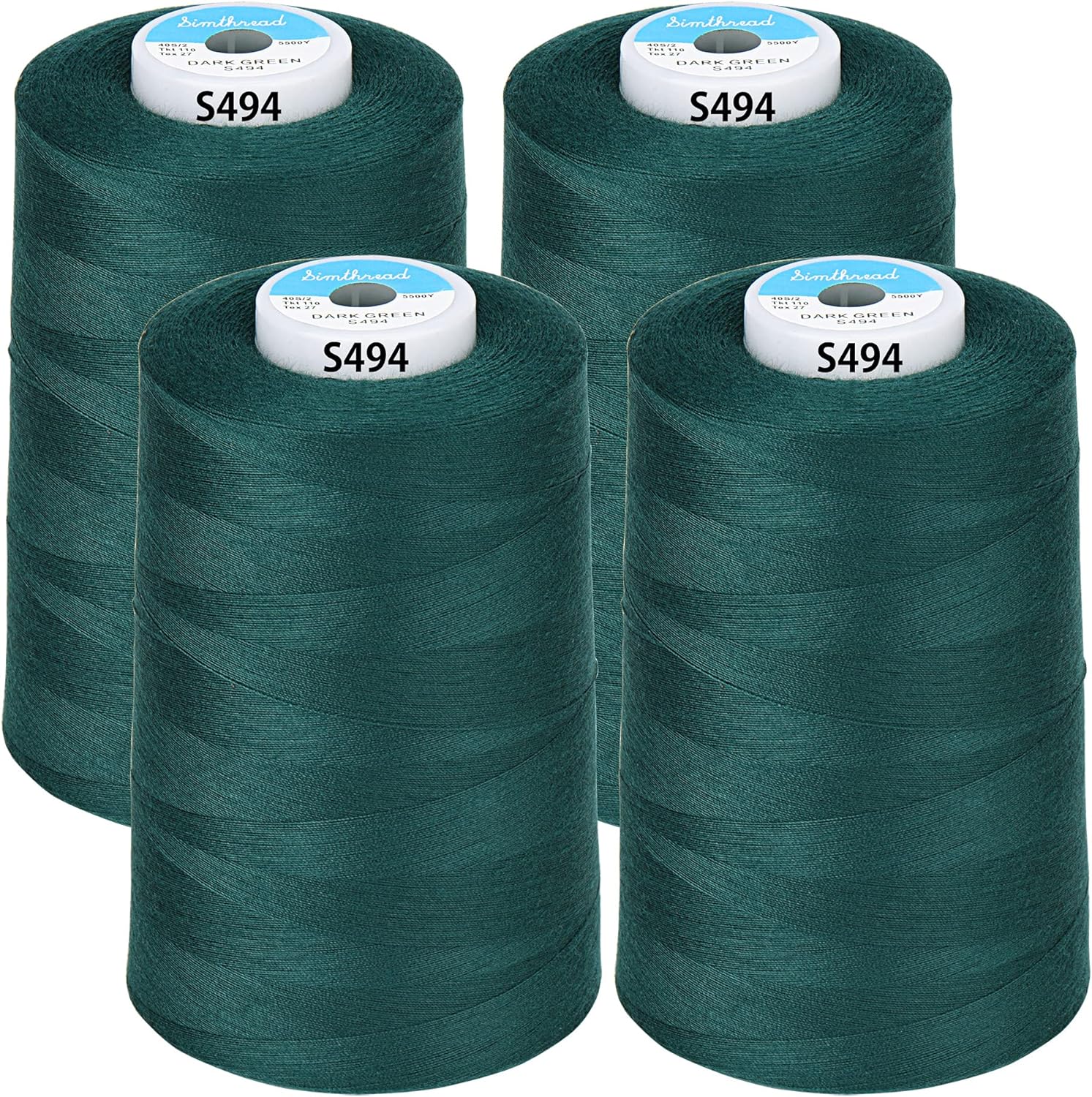 Amazon.com: Simthread All Purpose Sewing Thread from 100% Spun ...