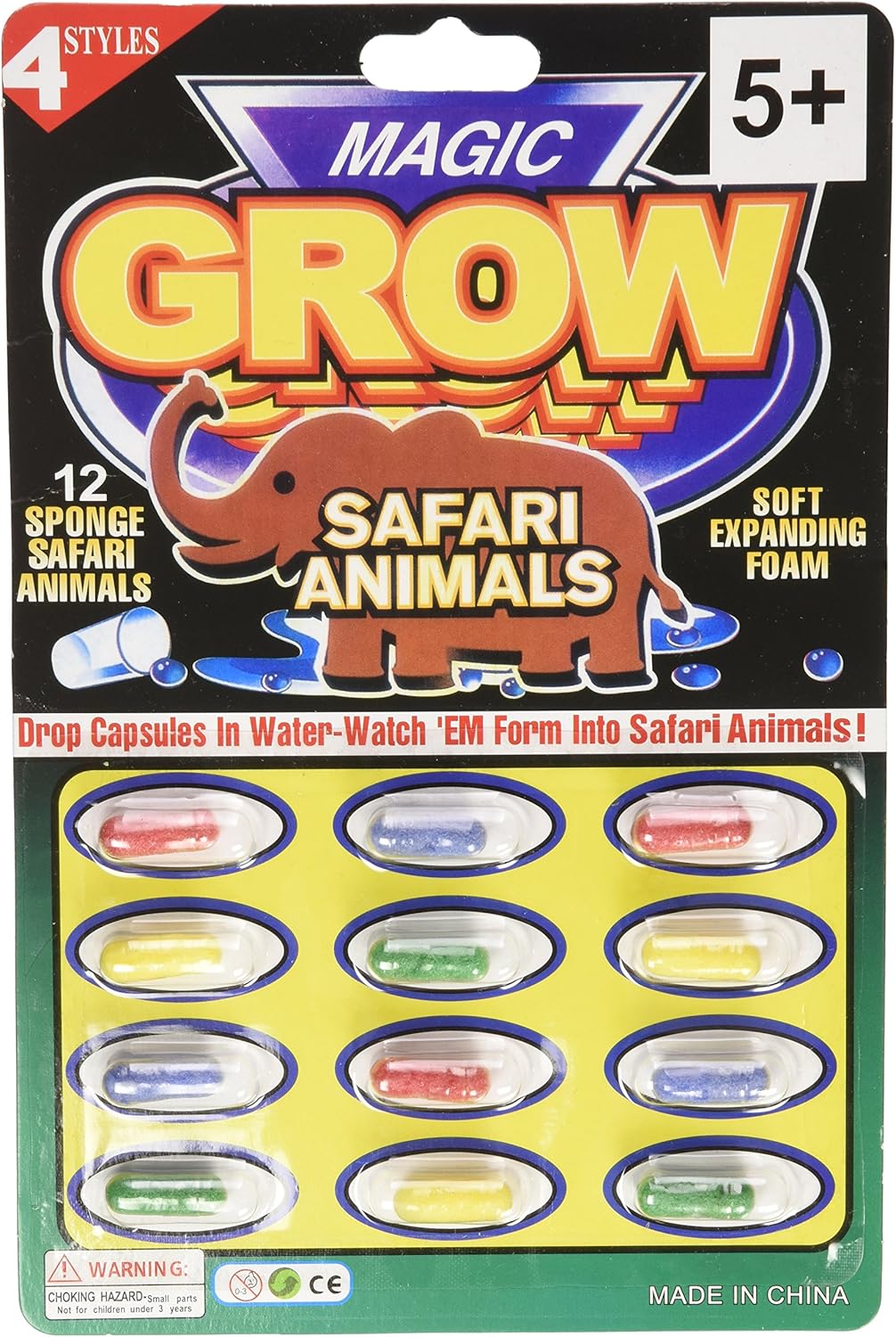Amazon.com: Magic Animal Growing Capsules 12 pc : Toys & Games