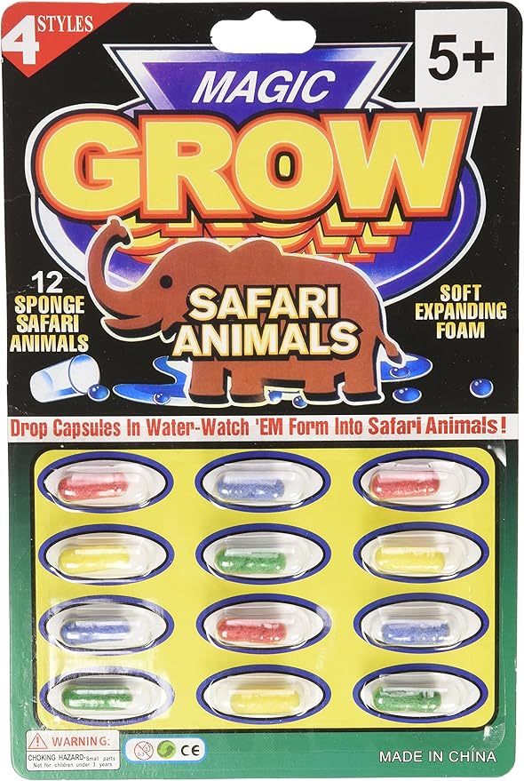 Amazon.com: Magic Animal Growing Capsules 12 pc : Toys & Games