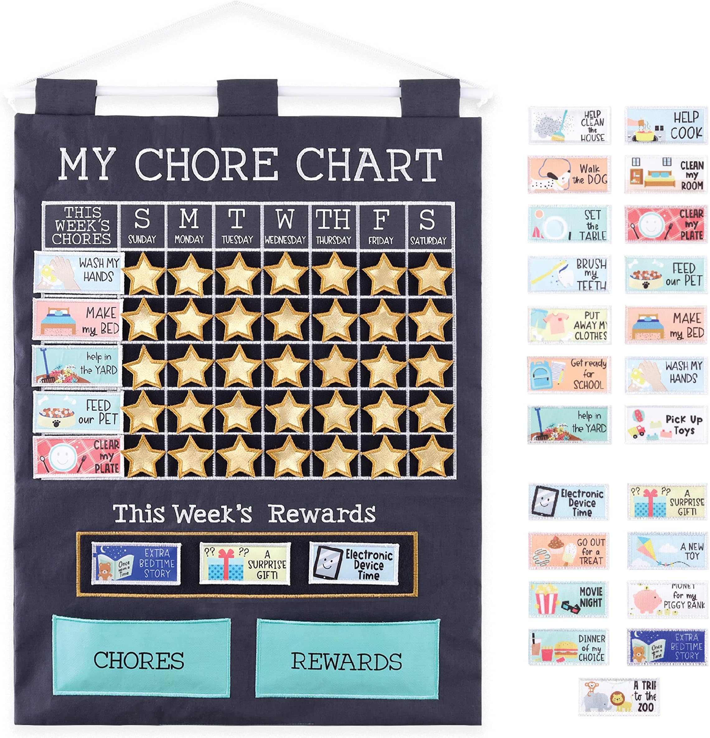 Amazon.com : The Peanutshell Learning Calendar Wall Chart - Homeschool ...