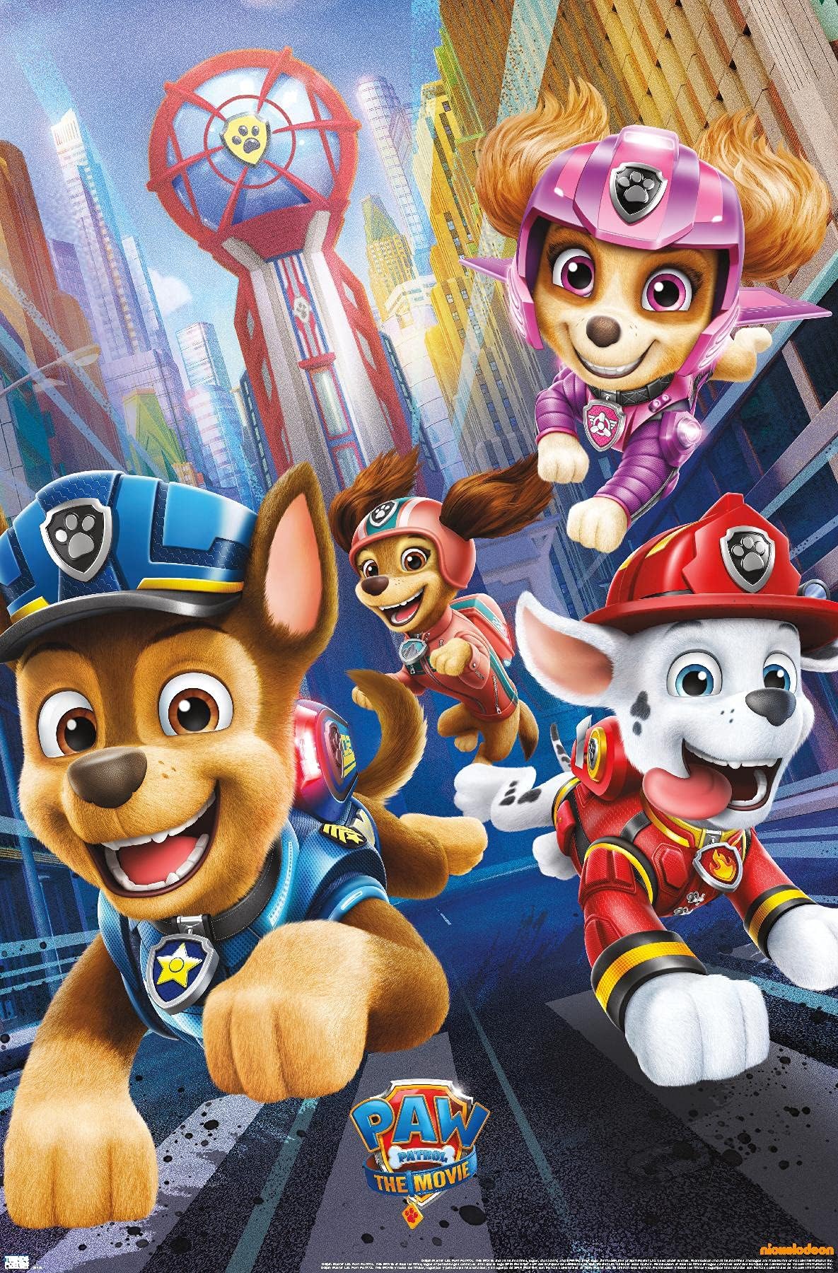 Amazon.com: Trends International Nickelodeon Paw Patrol: The Mighty ...
