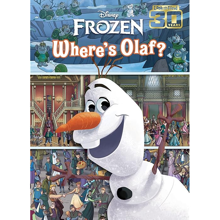 Buy Disney Frozen - Where’s Olaf? Look and Find Activity Book ...