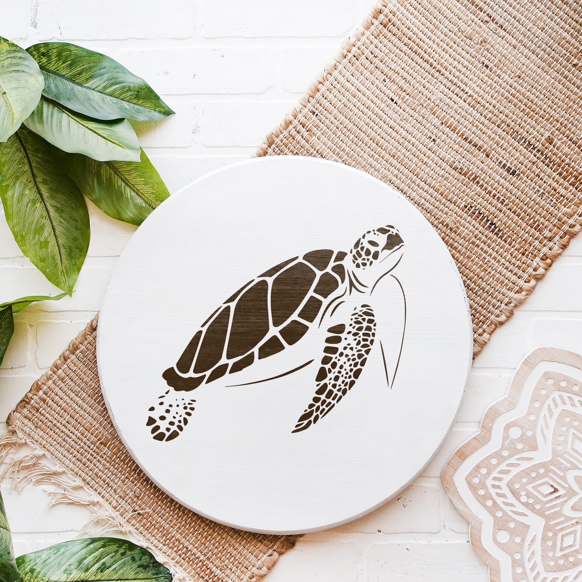 Cute Turtle Stencil