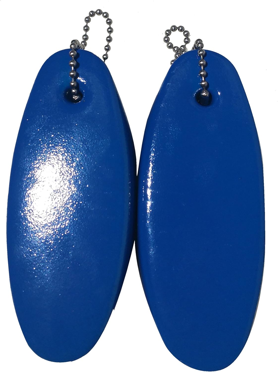 Amazon.com: 2 Pack Jumbo Vinyl Coated Blue Floating Keychain Key Floats ...