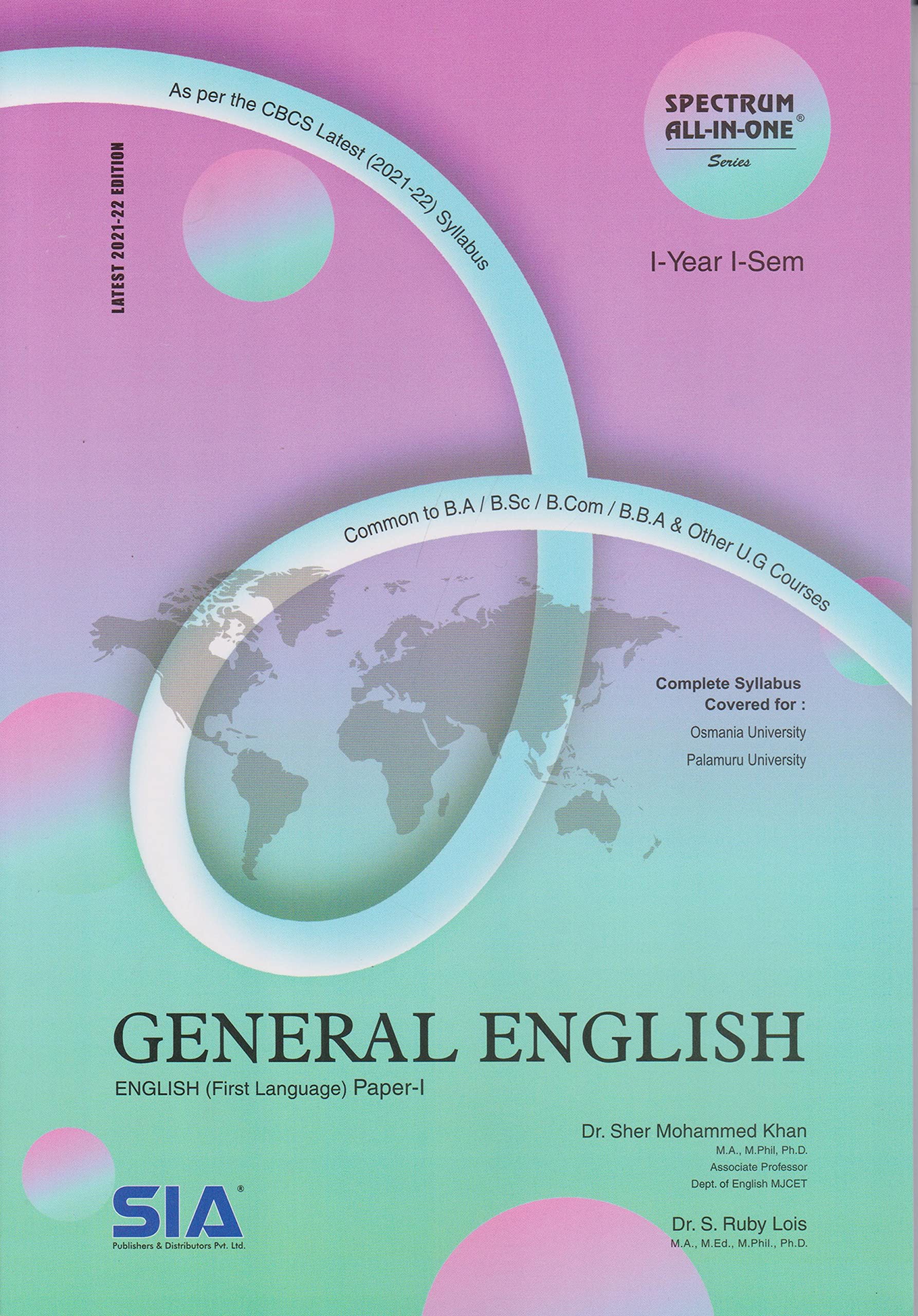 Buy General English First Language Paper-I, I-Year I-Sem Common To B.A ...