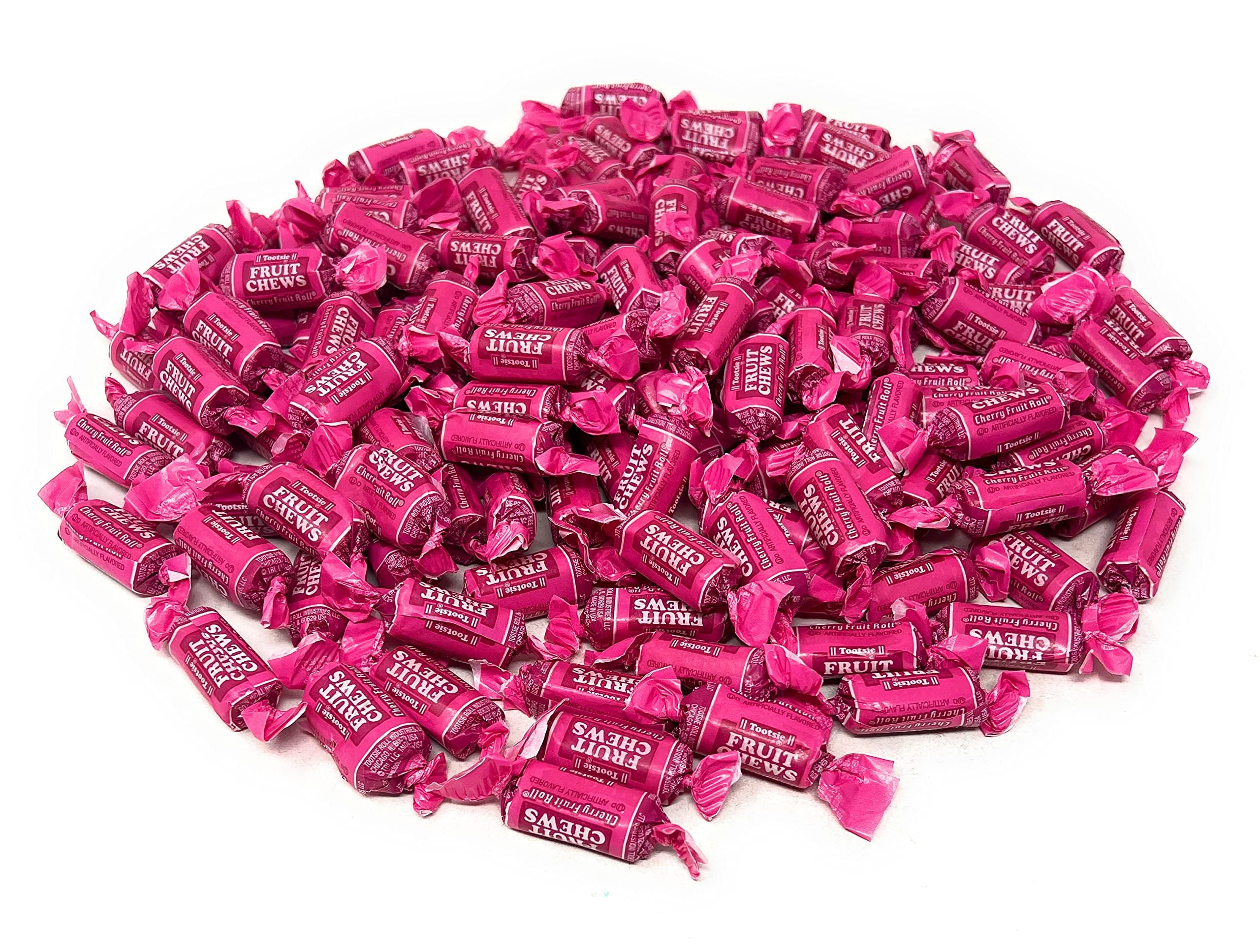 Snapklik.com : Pink Cherry Flavor Tootsie Roll Fruit Chews Bulk ...