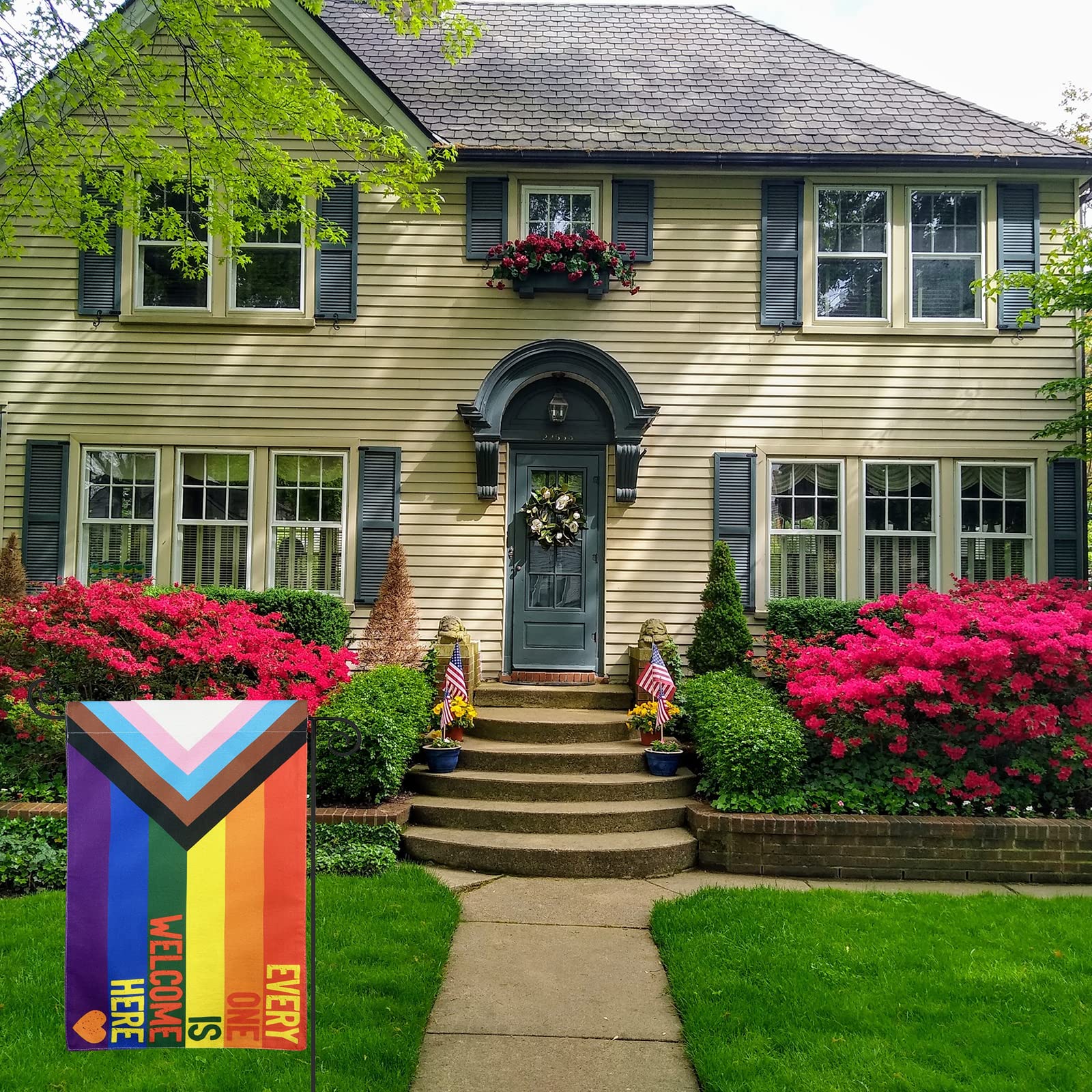 Snapklik.com : Pride Flag Outdoor Garden Flags Every One Is Welcome ...