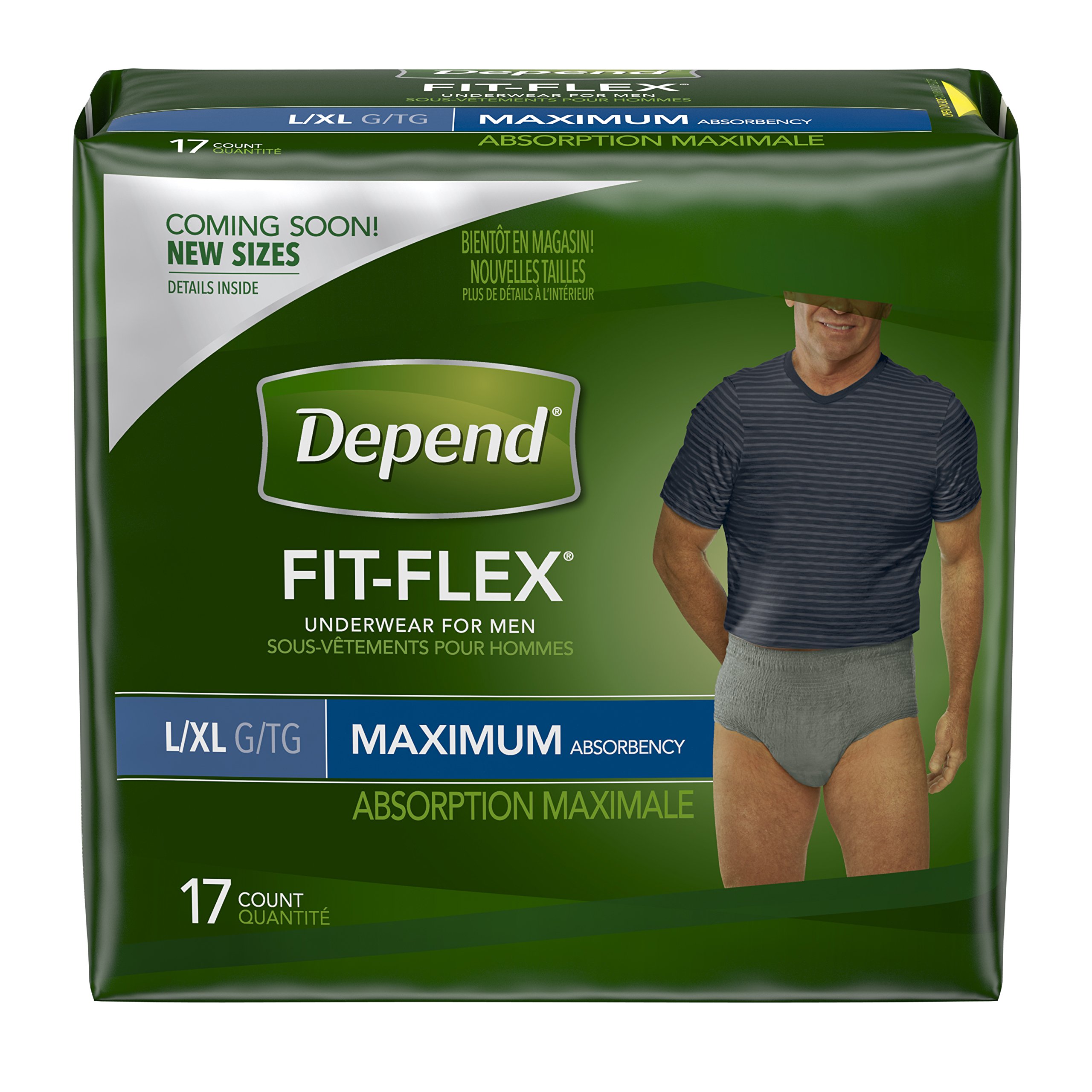 Buy Depend FIT FLEX Incontinence Underwear For Men Maximum Absorbency