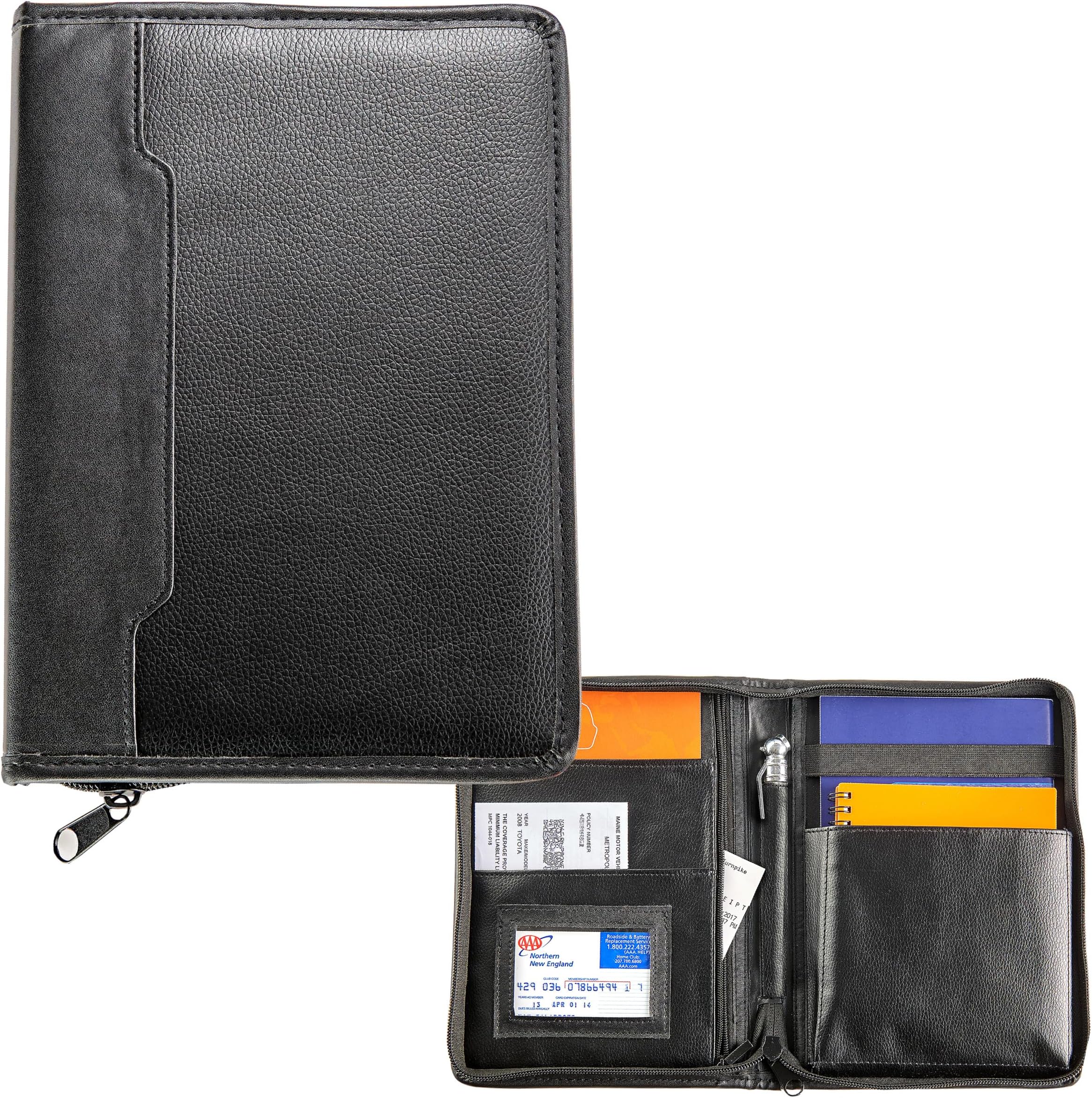 Amazon.com: Auto Insurance and Registration Card Holder - Vehicle Glove ...