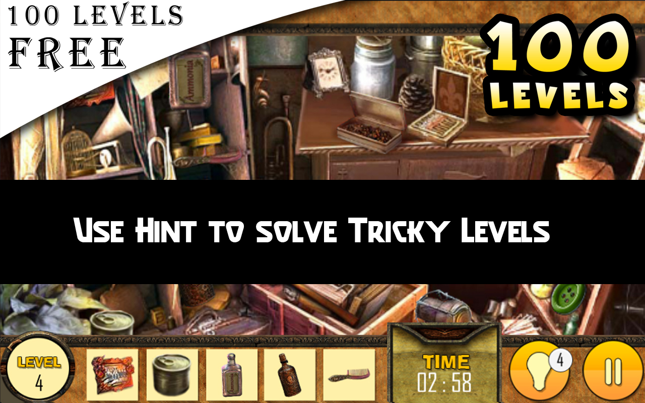 Hidden Object Game : 100 Levels of Hidden Object Challenges - App on ...