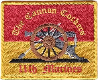 Amazon.com: 11th Marine Regiment "Cannon Cockers" US Marine Corps Patch ...