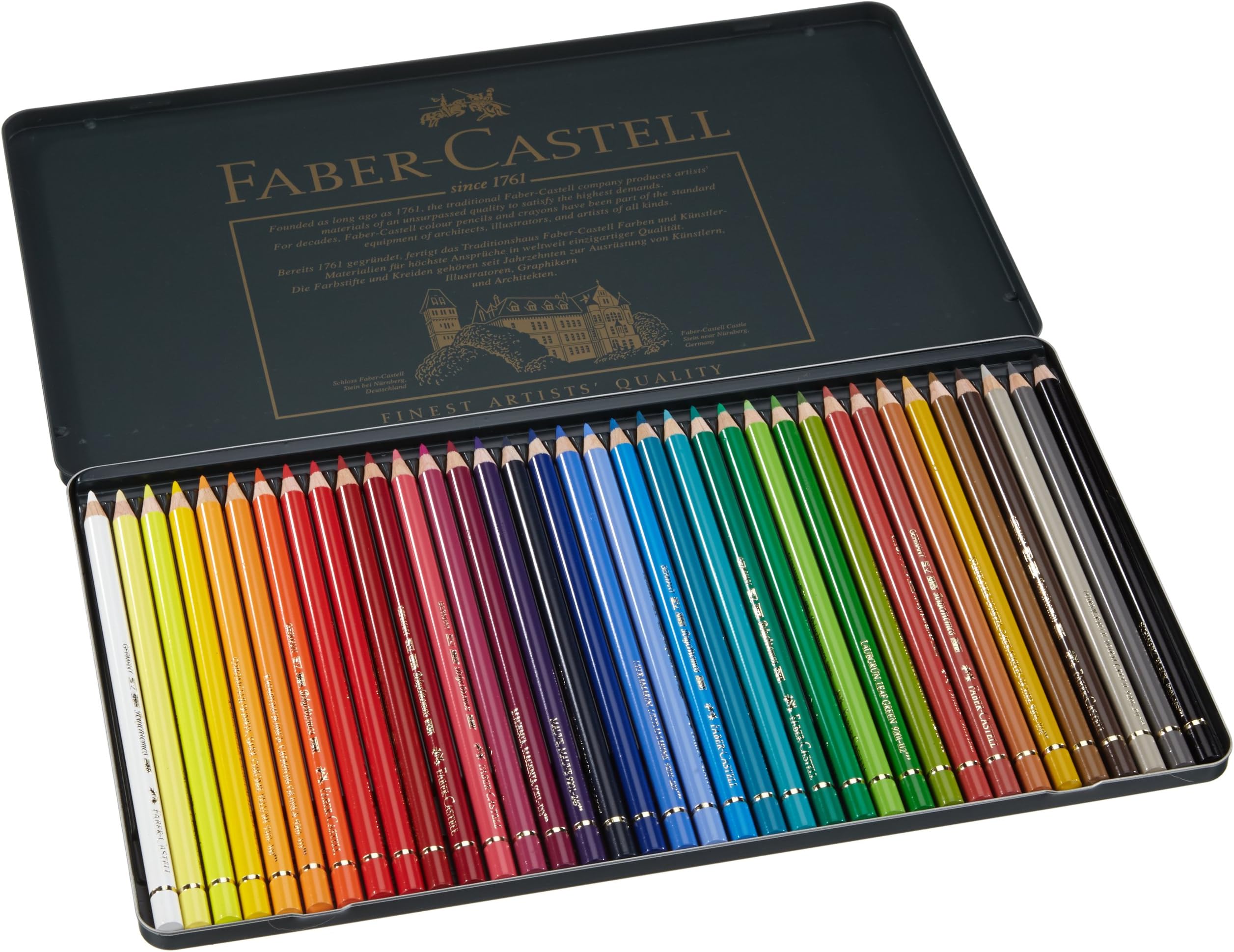 Faber-Castell Polychromos Color Pencil Set - Pack of 36 : Amazon.in ...