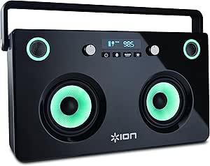 Amazon.com: ION Audio Spectraboom | Bluetooth Stereo Boom Box with ...