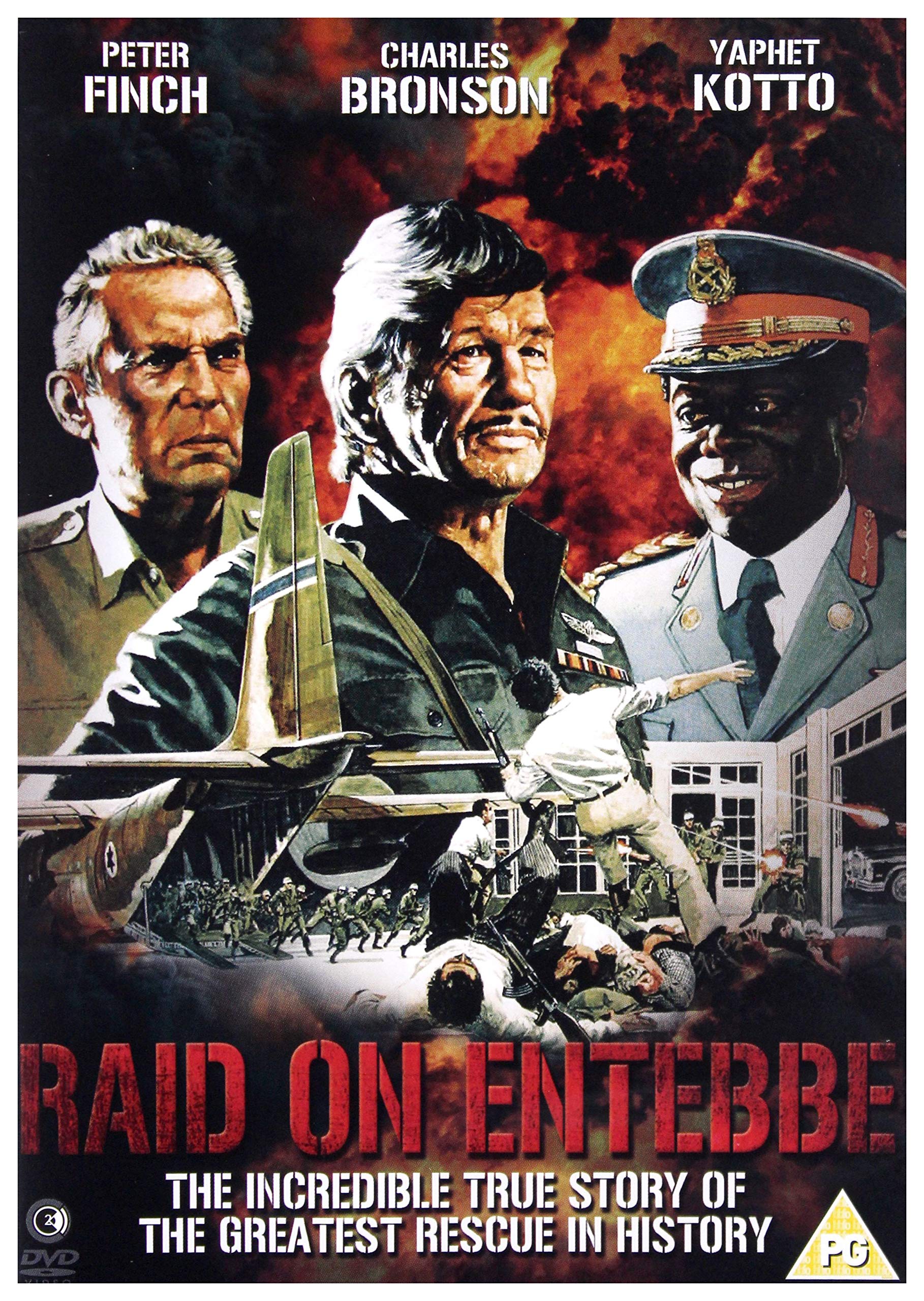 Raid on Entebbe [DVD] [1976]: Amazon.co.uk: Peter Finch, Charles ...