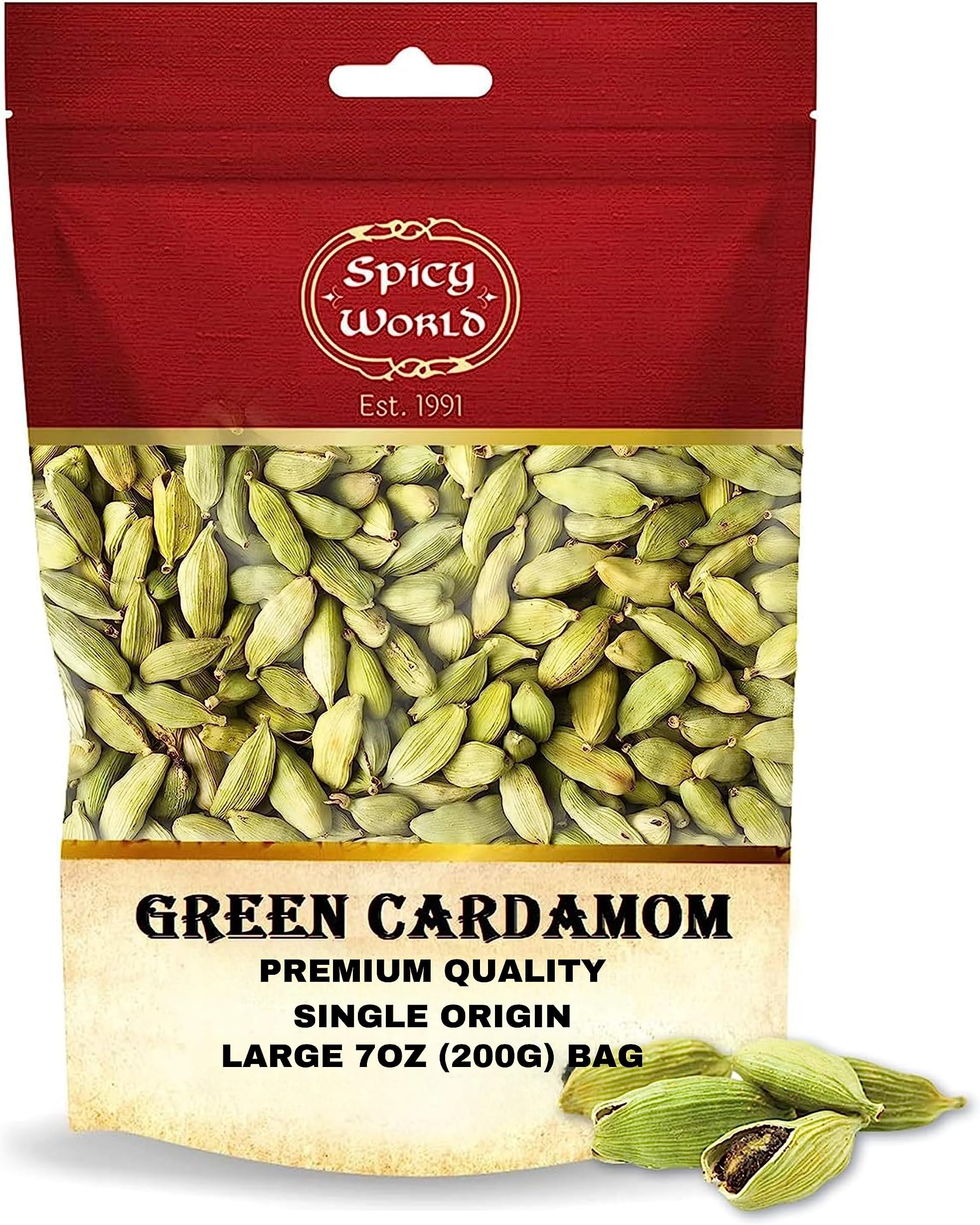 Amazon.com : SPICY ORGANIC Green Cardamom Pods – 2 lb - Whole Cardamon ...