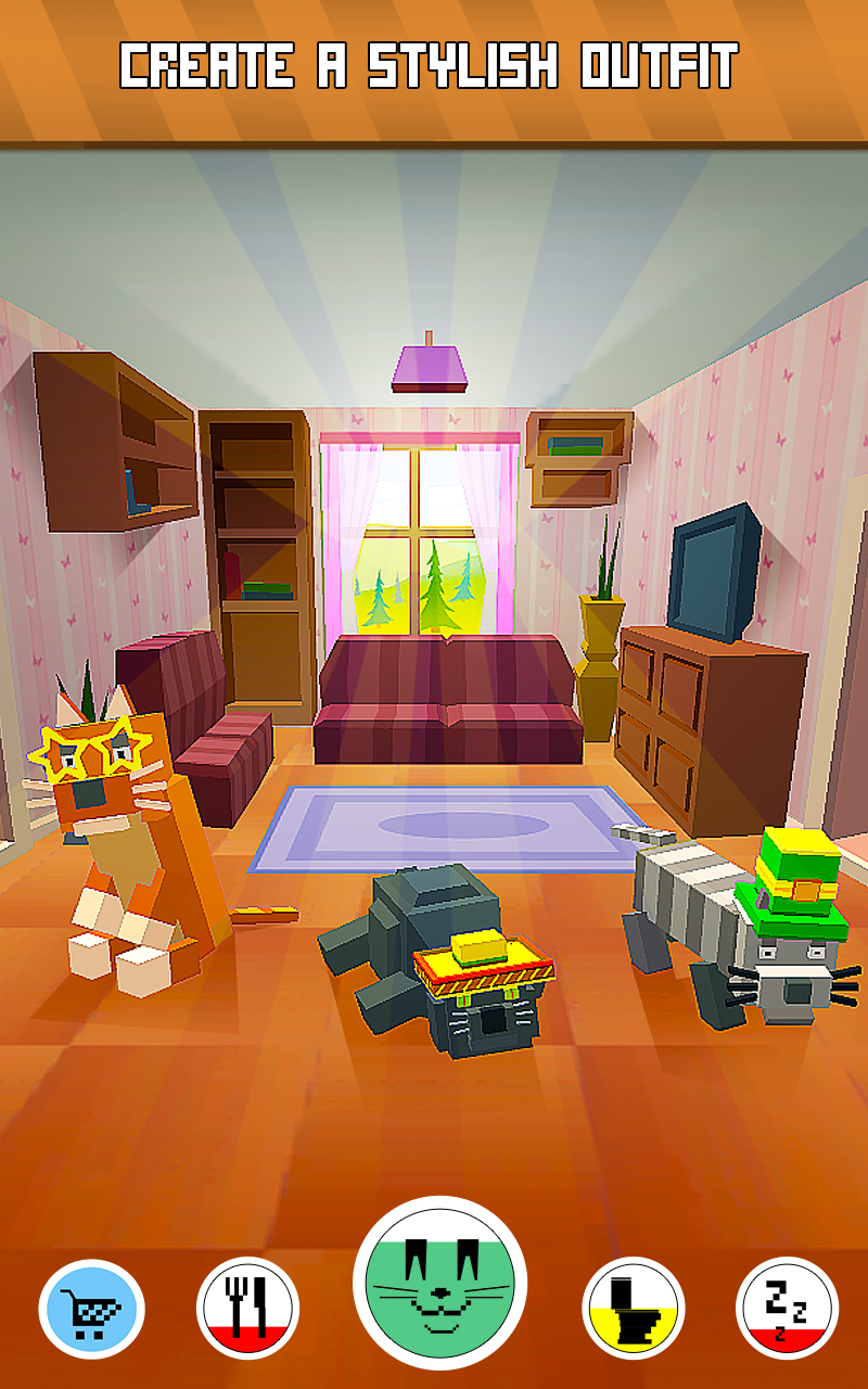 My Blocky Cat: Virtual Pet - care of a blocky kitty! - App on Amazon ...