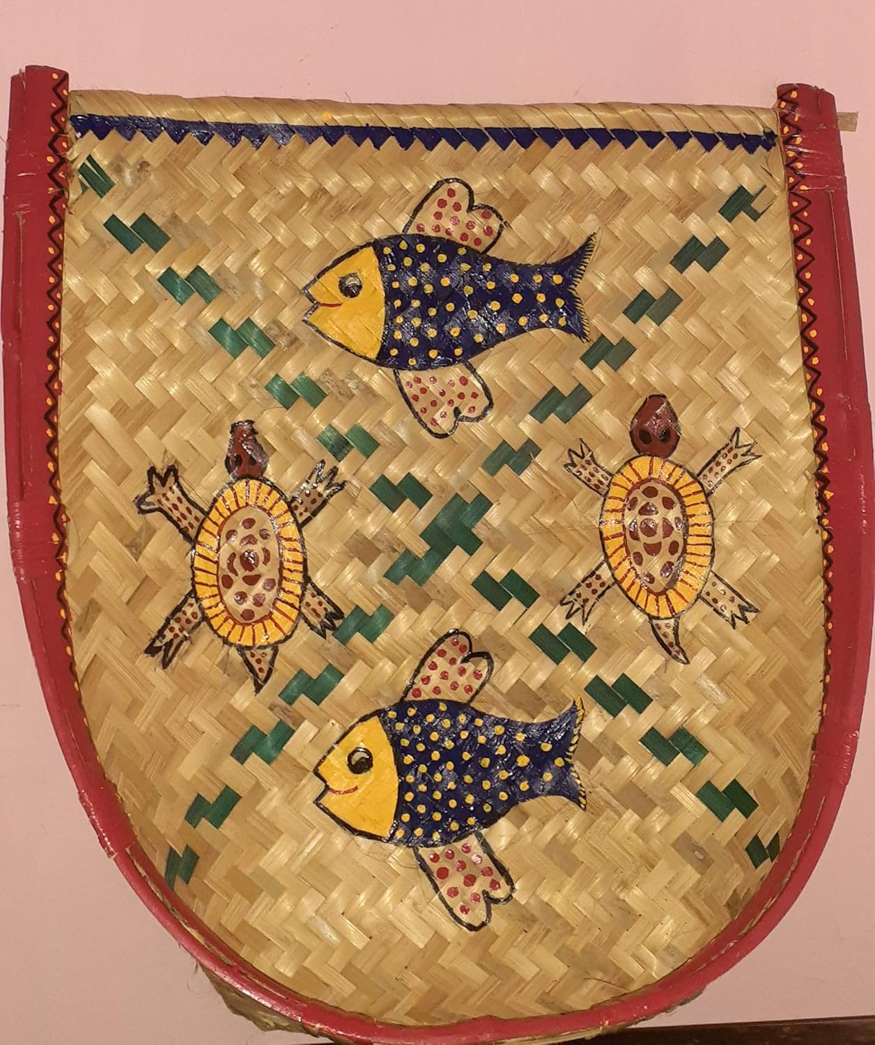 Buy Handmade Madhubani Rice Cleaner/soop/Decorative Art/Soop/Sup/Muram ...