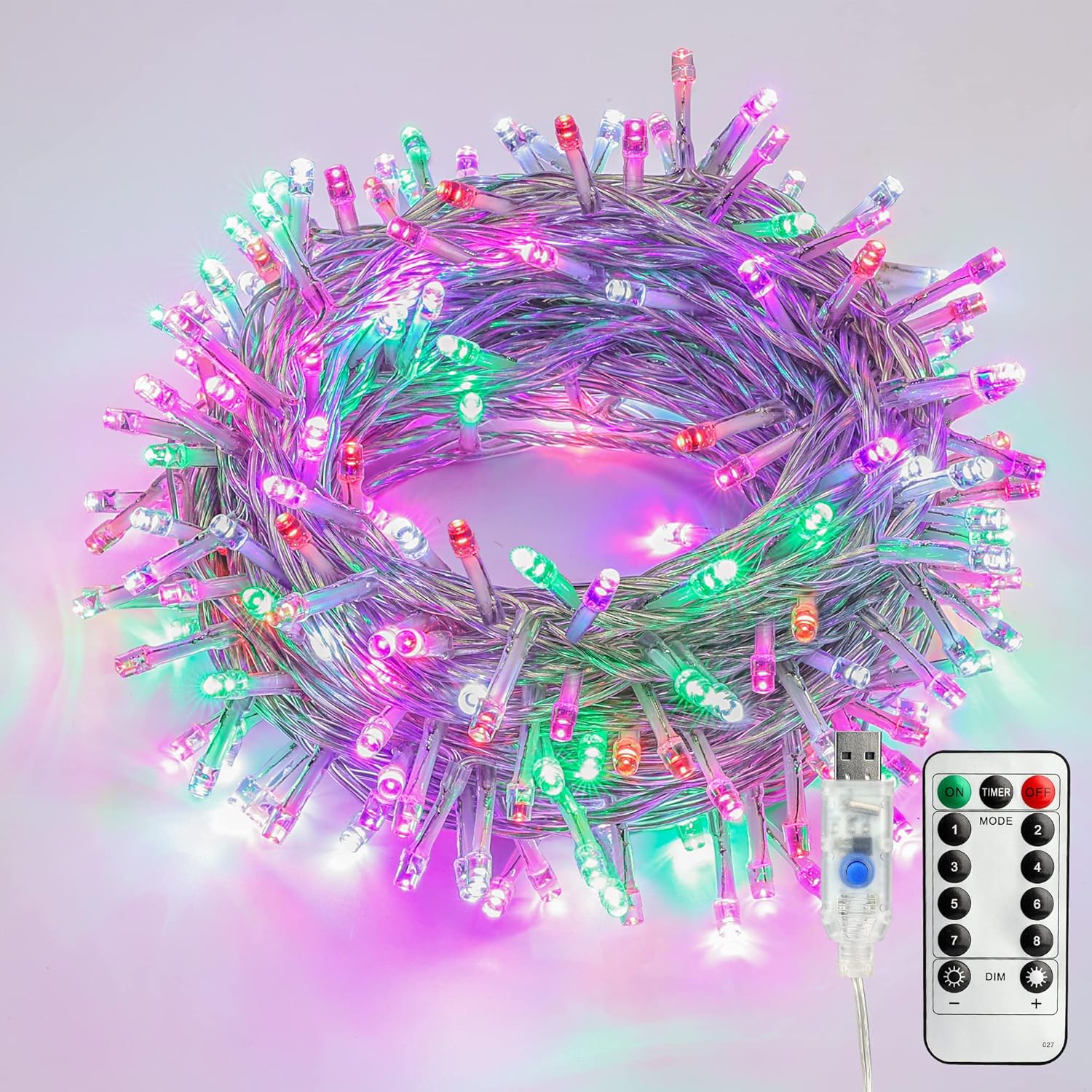 Joomer Easter Decorations 33ft 100 LED Pastel String Lights - USB ...