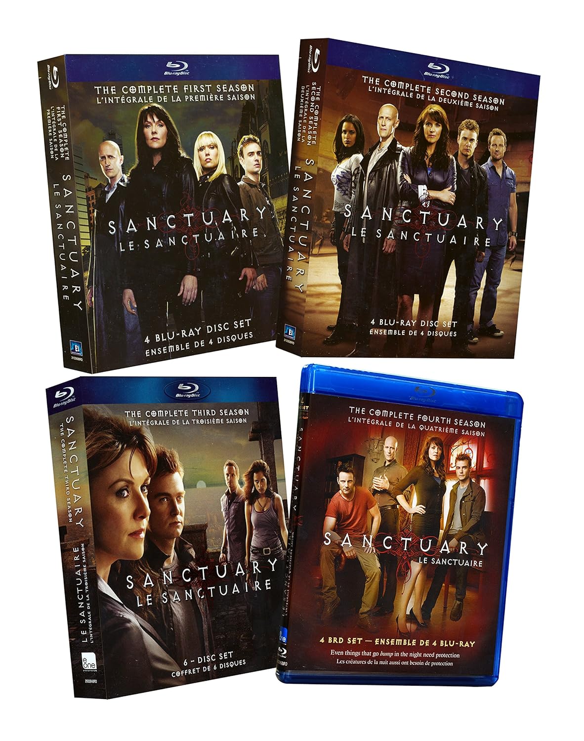 Amazon.com: Sanctuary Complete Series (Blu-ray, Seasons 1-4) : Amanda ...