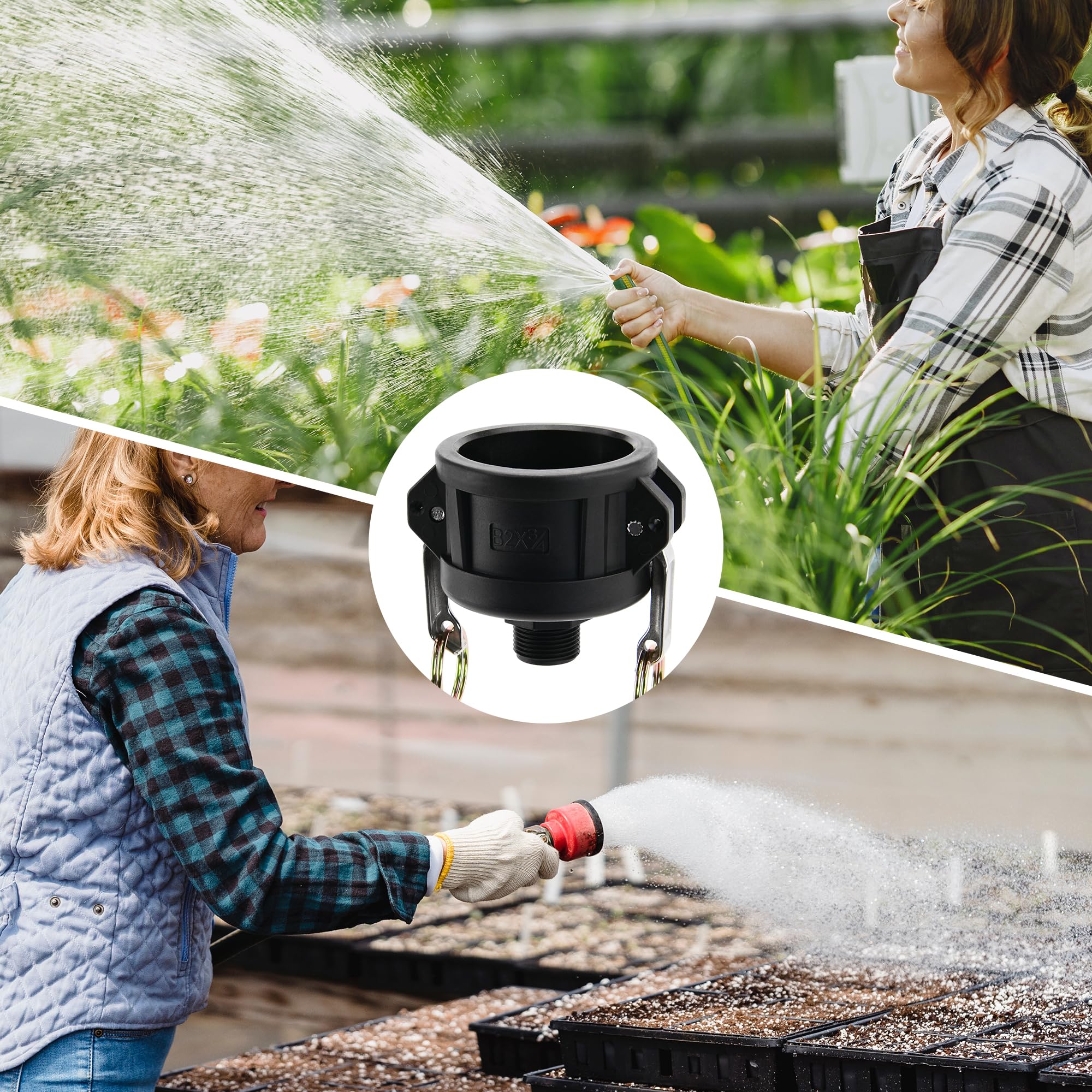 Snapklik.com : Foxmitool 275-330 Gallon IBC Tote To Garden Hose Adapter