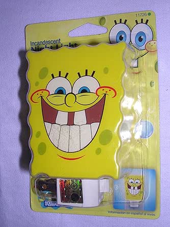 Spongebob Incandescent Square Night Light - Spongebob Nightlight ...