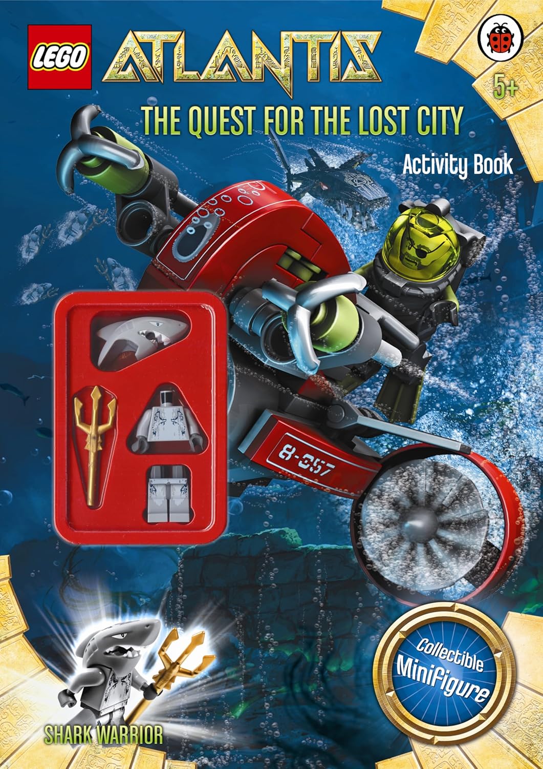 Lego Atlantis: The Quest for the Lost City Book with Lego Figurine ...