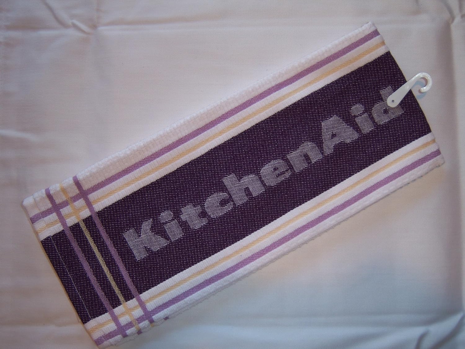 Amazon | KitchenAidコットンタオルパープルPlum withラベンダーストライプ | KitchenAid | キッチンクロス 通販