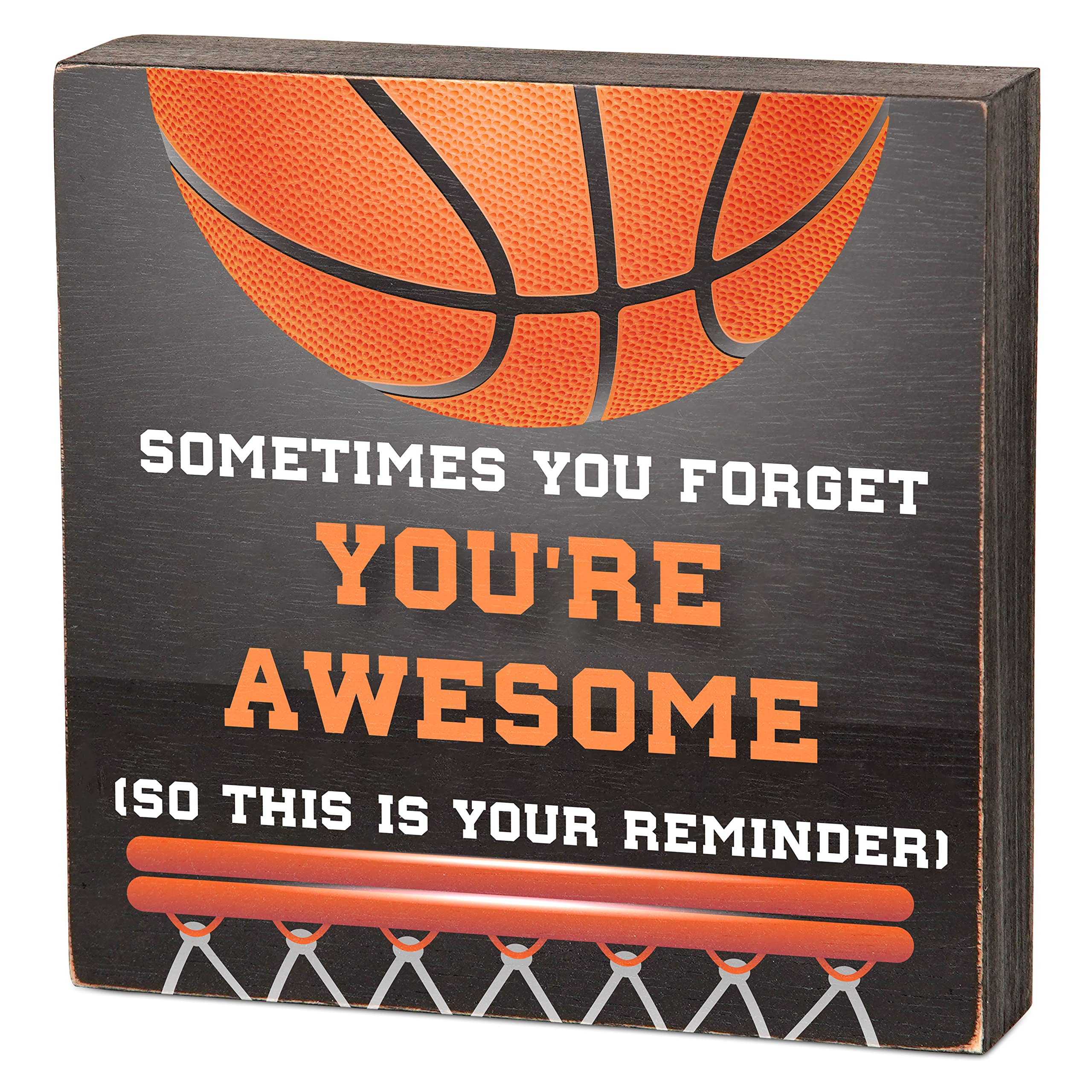 Amazon.com : Inspirational Home Office Desk Decor Wooden Box Sign(5"x5 ...