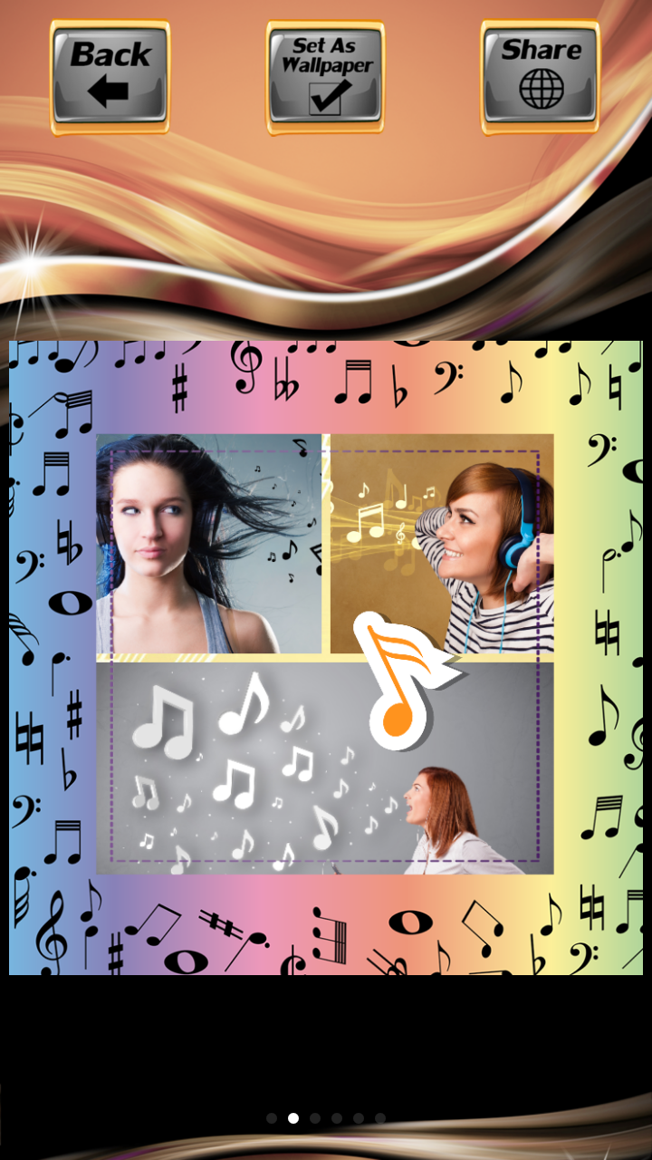 Music Notes Photo Collage - App on the Amazon Appstore