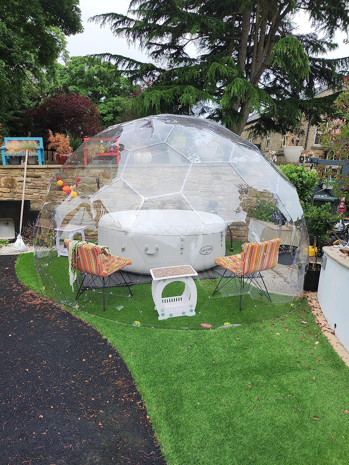 GeoDomeX Garden Dome 3.6M Pod DIY Assembly Solid Panel Igloo Geodesic ...