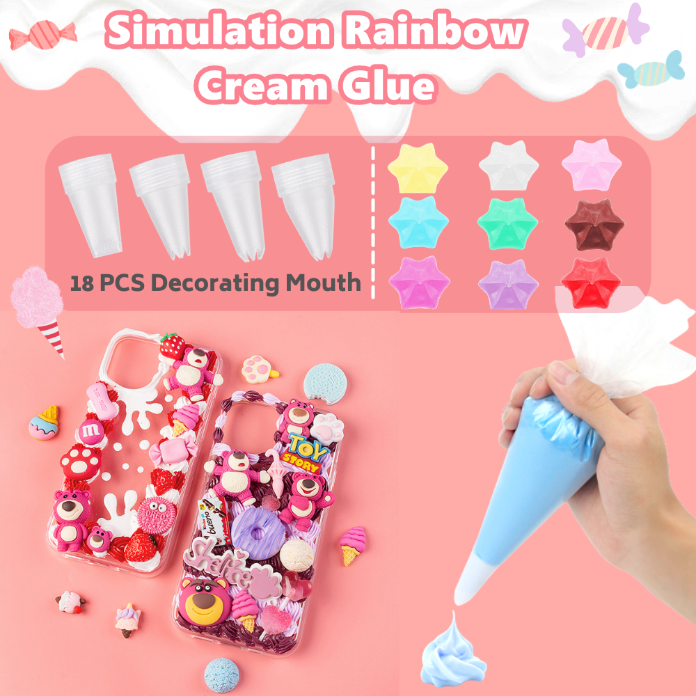 Watch Some Types of Simulation Cream Glue Styles on Amazon Live