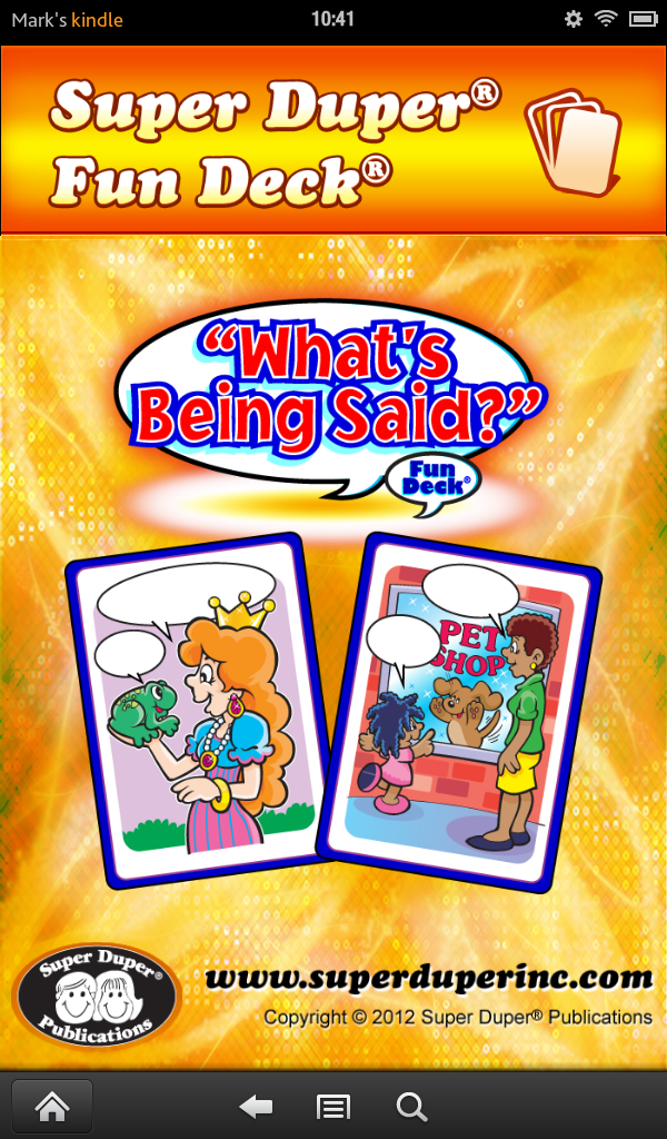 Aplicación What's Being Said? Fun Deck en Amazon Appstore