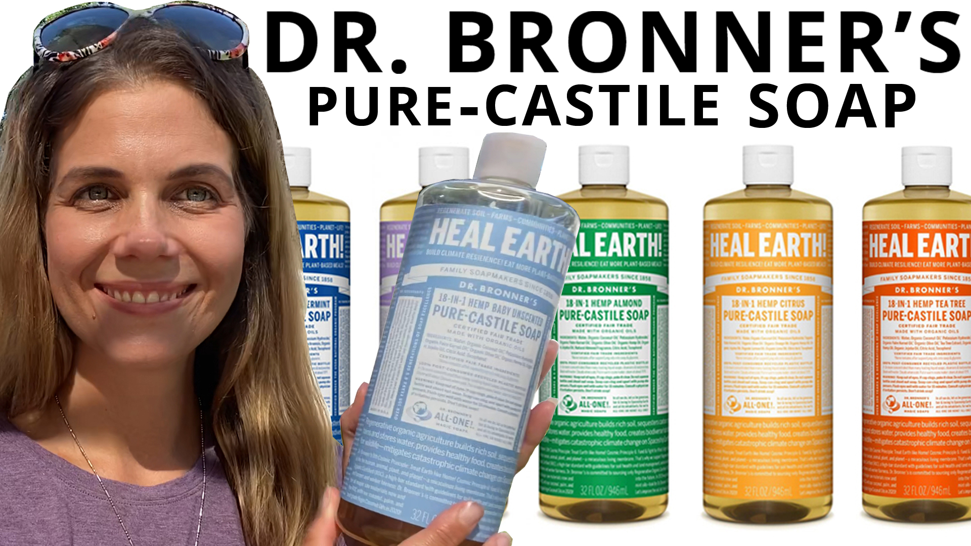 Watch Dr. Bronner＇s Castile Soap - Body Wash, Shower Gel, Shampoo on ...