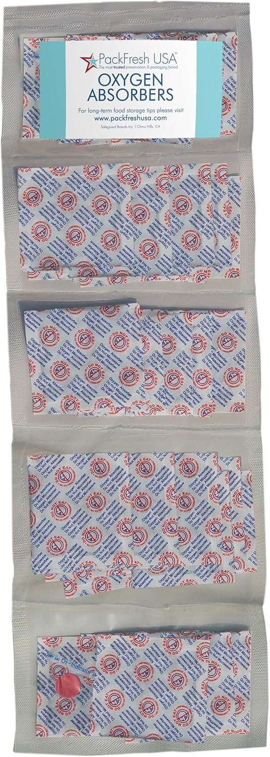 Amazon.com: PackFreshUSA: 200cc Oxygen Absorber Compartment Packs ...