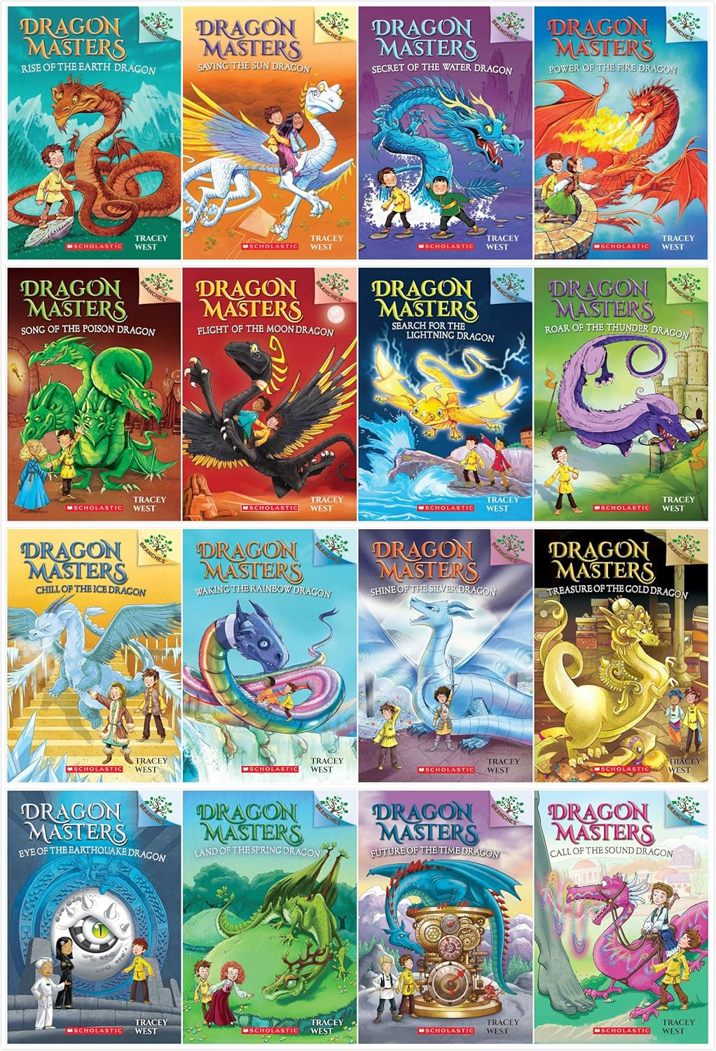 NEW! Dragon Masters Books Complete 18 Books Set: Tracey West: Amazon ...