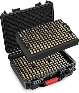 Kinghardcase 350 Round Bullet Locking Storage Case - Travel Safe/Mil ...