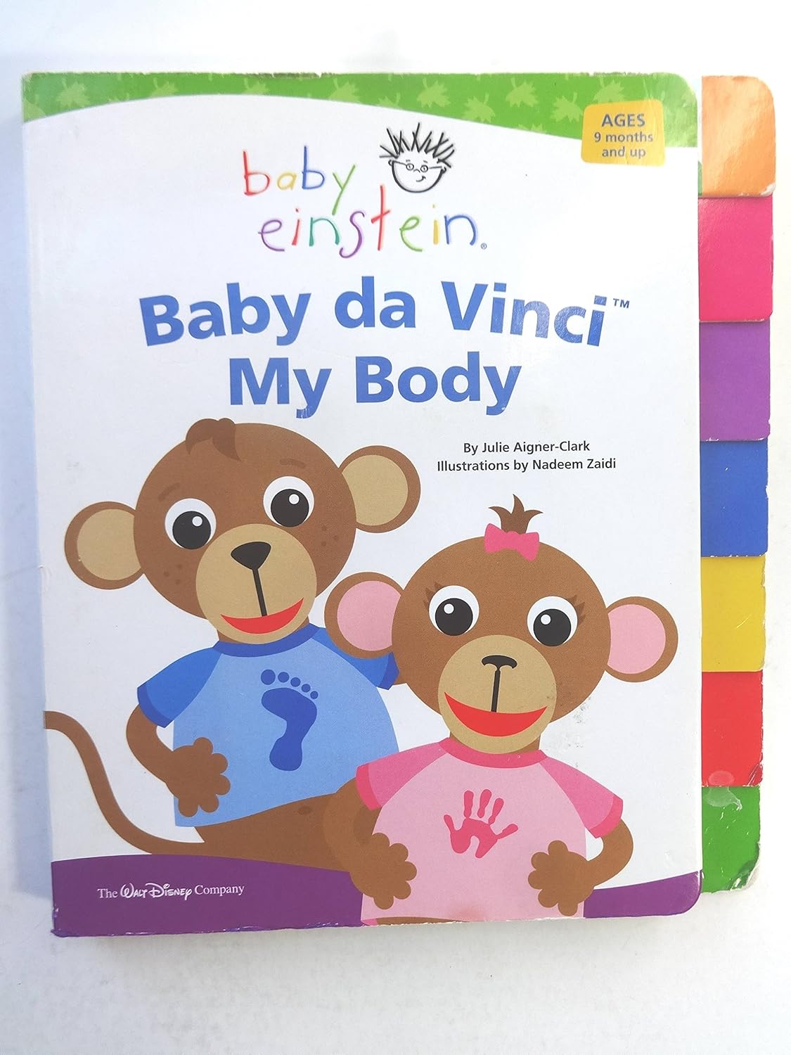 Baby Einstein: Baby da Vinci - My Body (Tabbed Board Book) : Disney ...