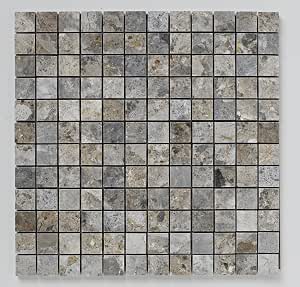 Lemon Marble Square Mosaic Tile (Box of 10) : Amazon.co.uk: Home & Kitchen