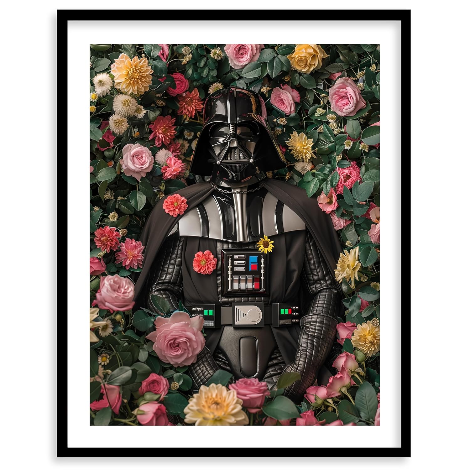 Amazon.com: Darth Vader Flowers Star Wars Bathroom Décor Art Print ...