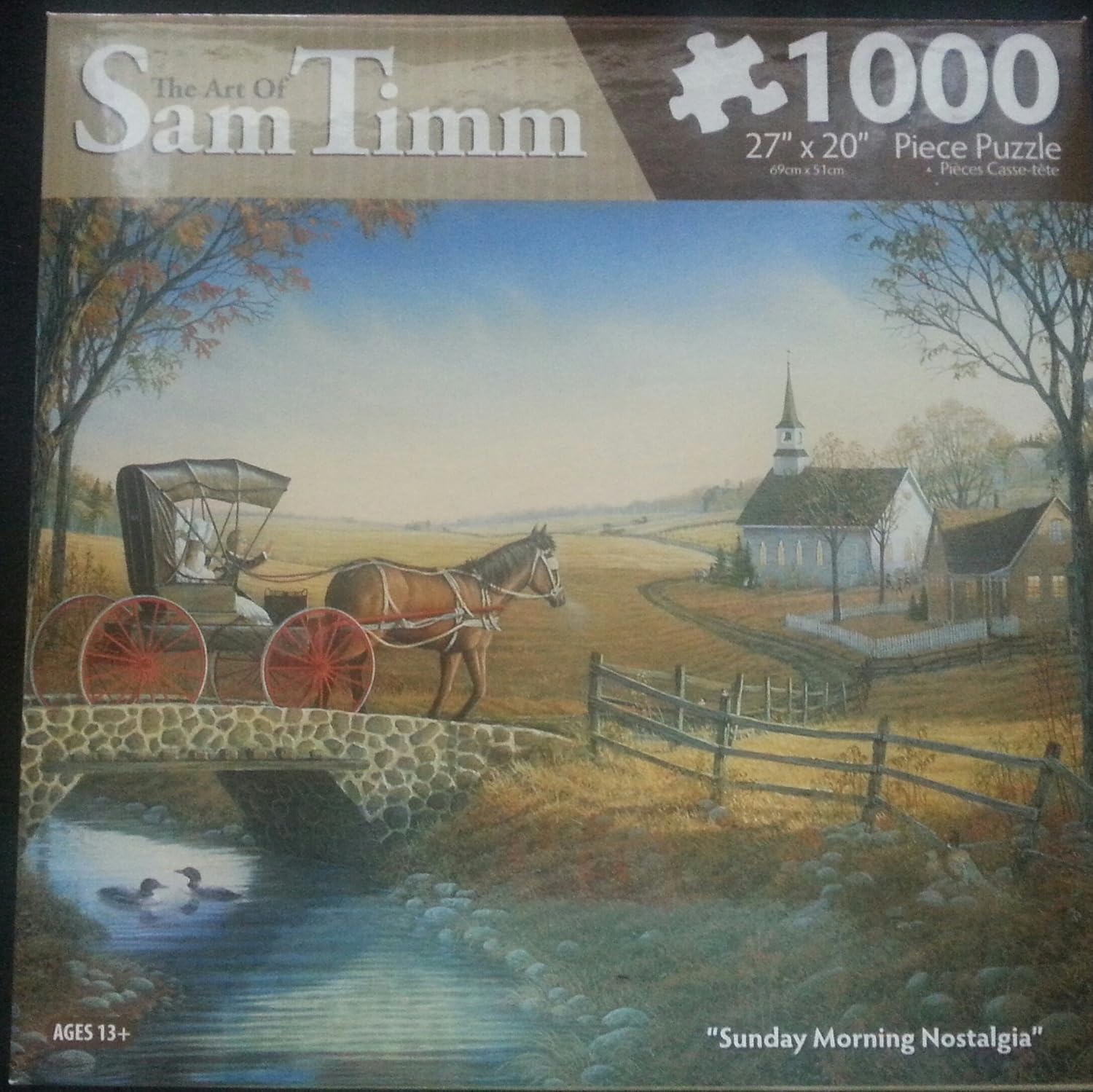 Amazon.com: The Art of Sam Timm "Sunday Morning Nostalgia" 1000 Piece ...
