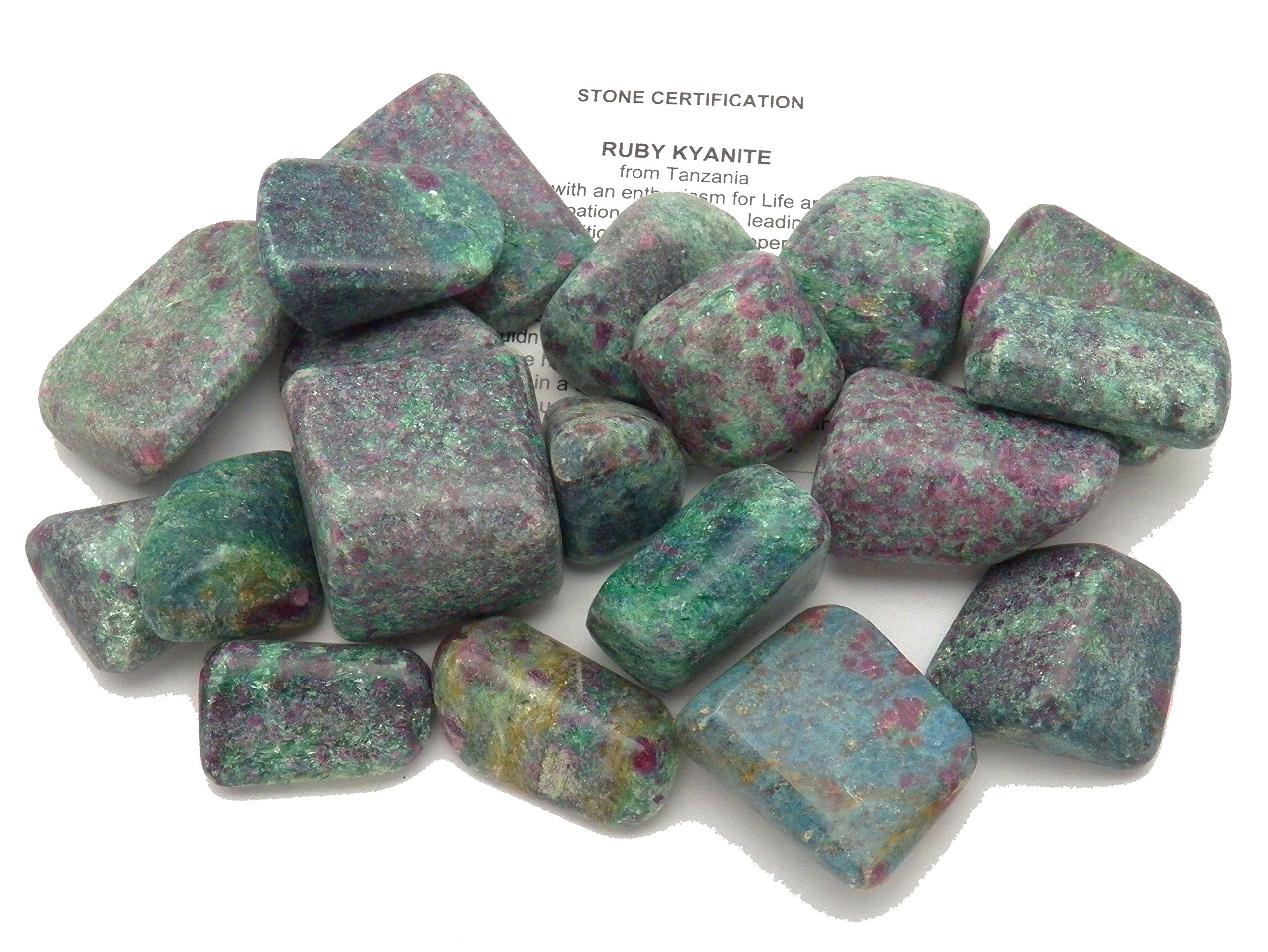 Tumbled Green Kyanite