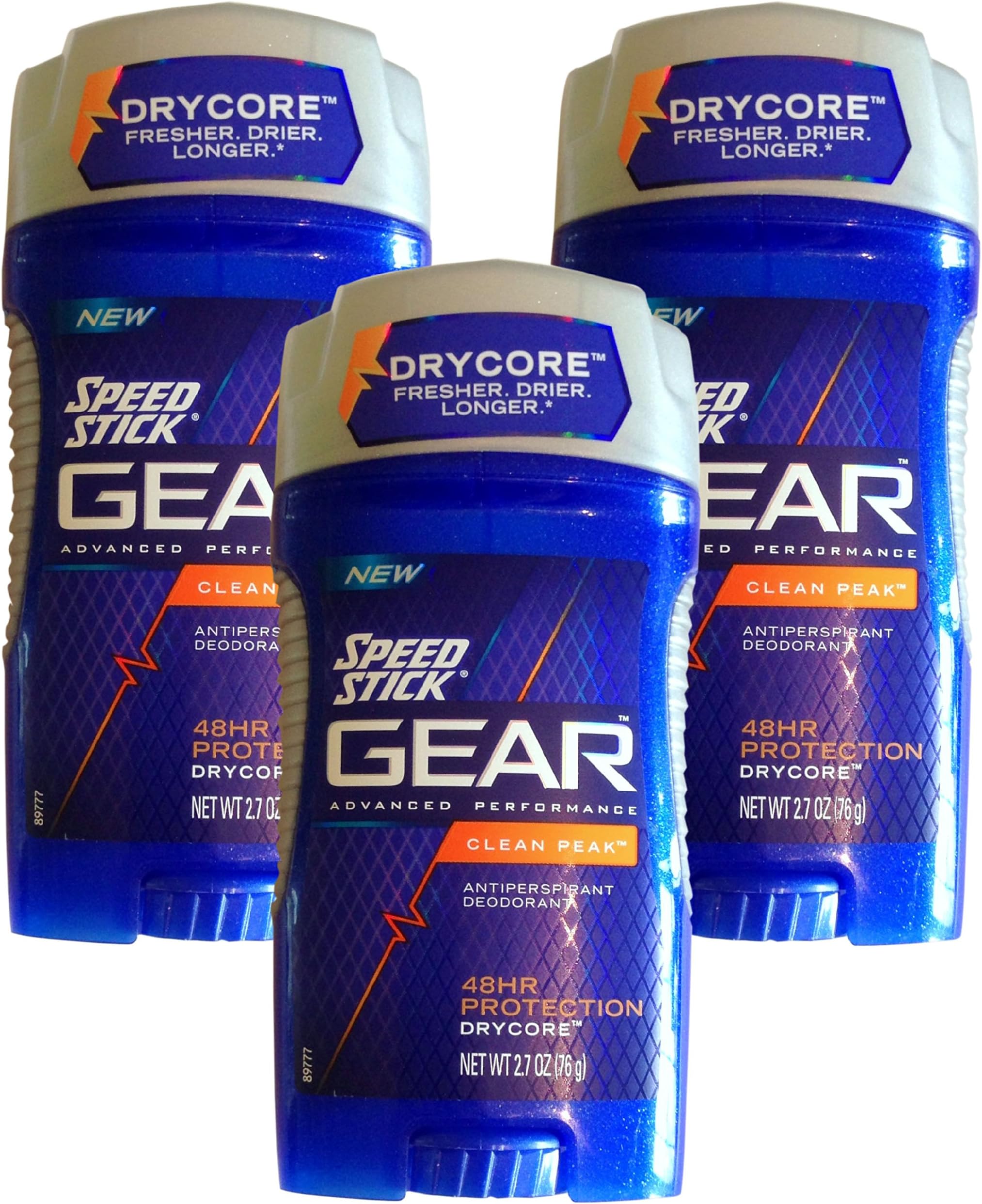 Amazon.com : Speed Stick Gear Solid Antiperspirant Deodorant - Clean ...
