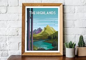 Amazon.com: Scottish Highlands Print, Scotland Wall Art, Scottish ...